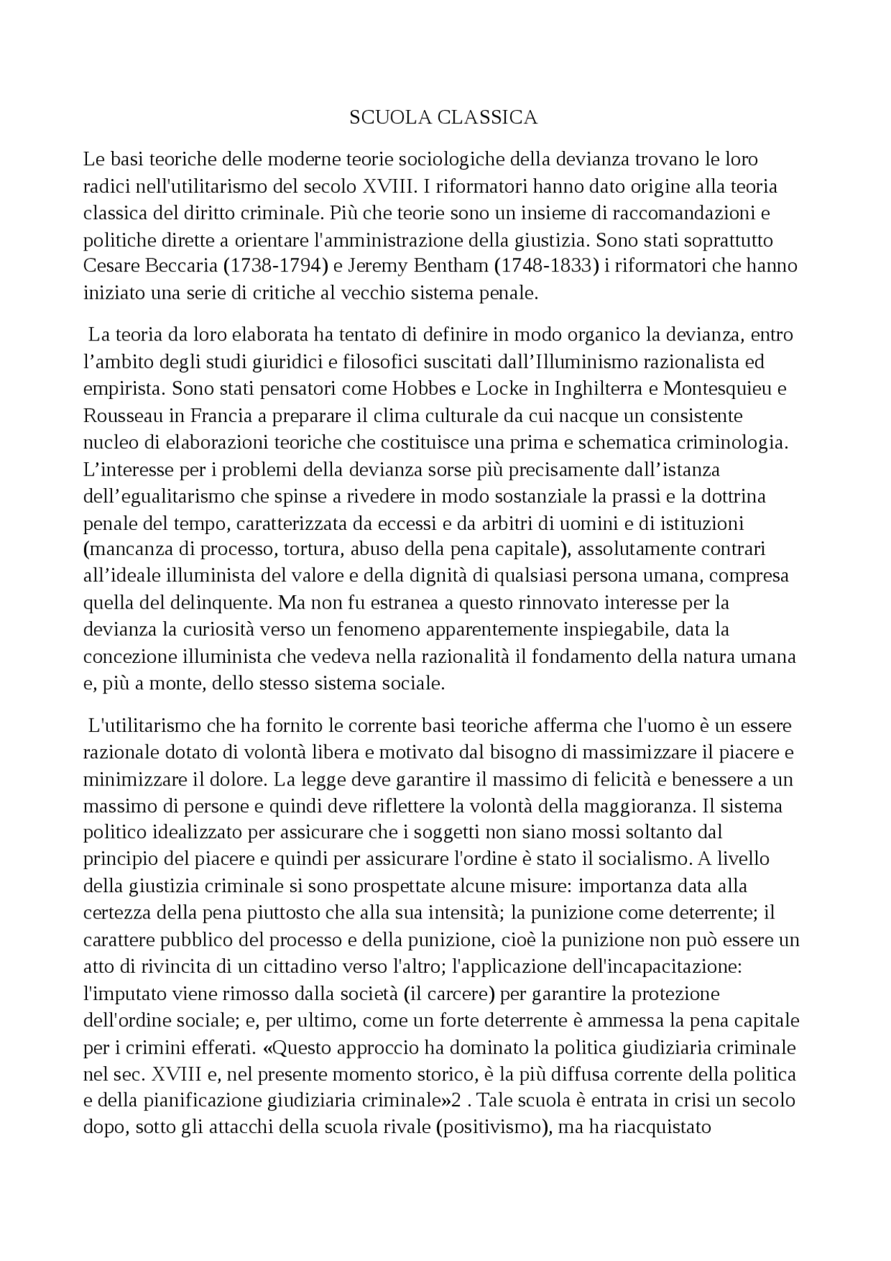 Sociologia Della Devianza Docsity