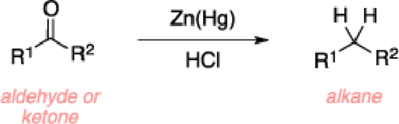 Clemenson reduction chemistry - Docsity