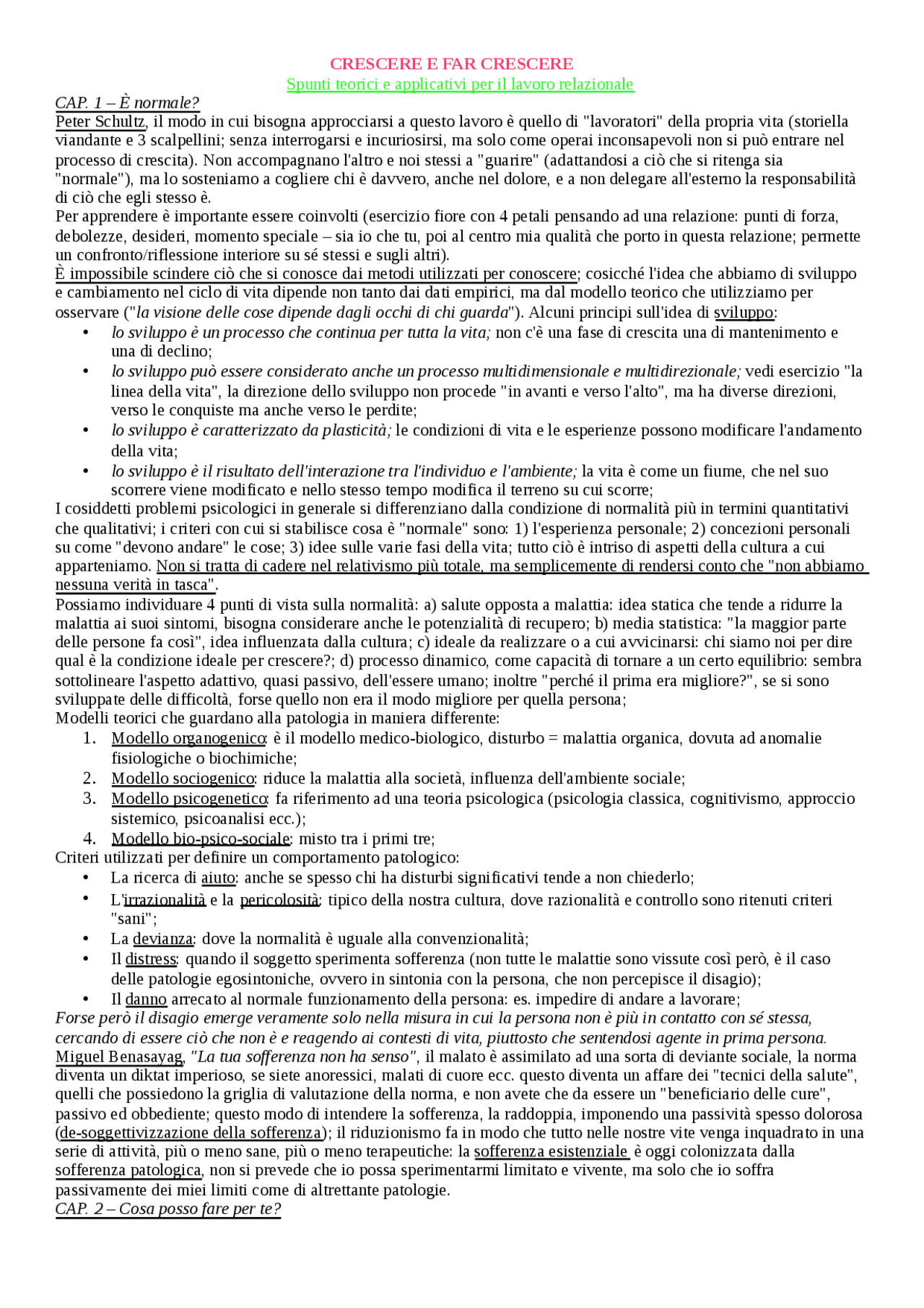 Crescere E Far Crescere Cavalli Docsity