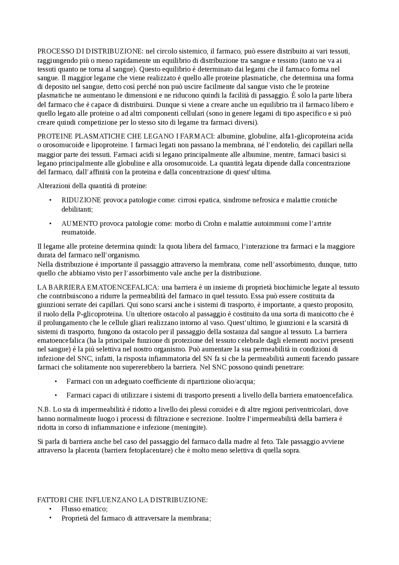 Farmacologia Generale Docsity