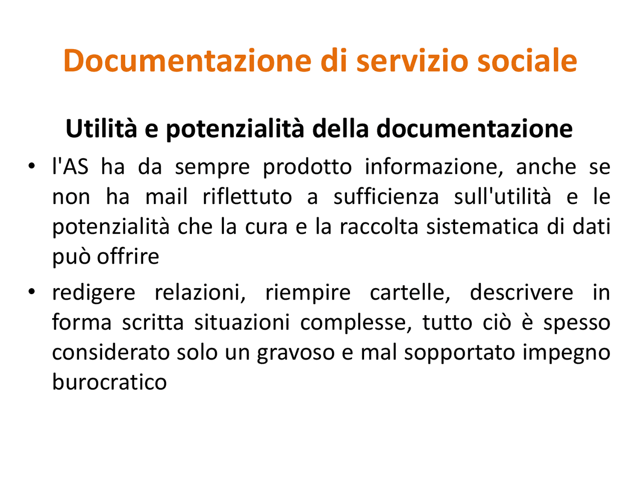Il Sociale E La Documentazione Docsity