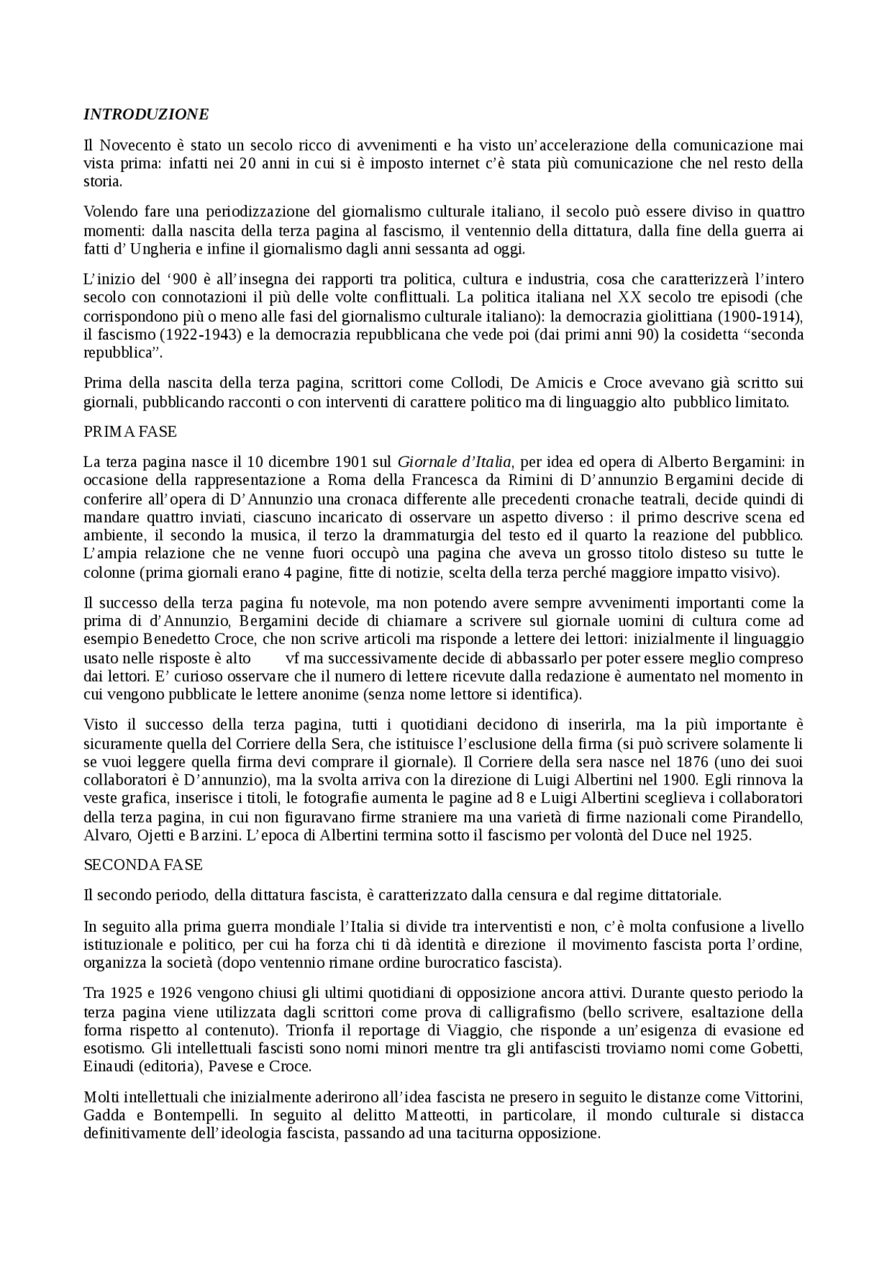 Parola Di Scrittore Autori Affrontati A Lezione Docsity