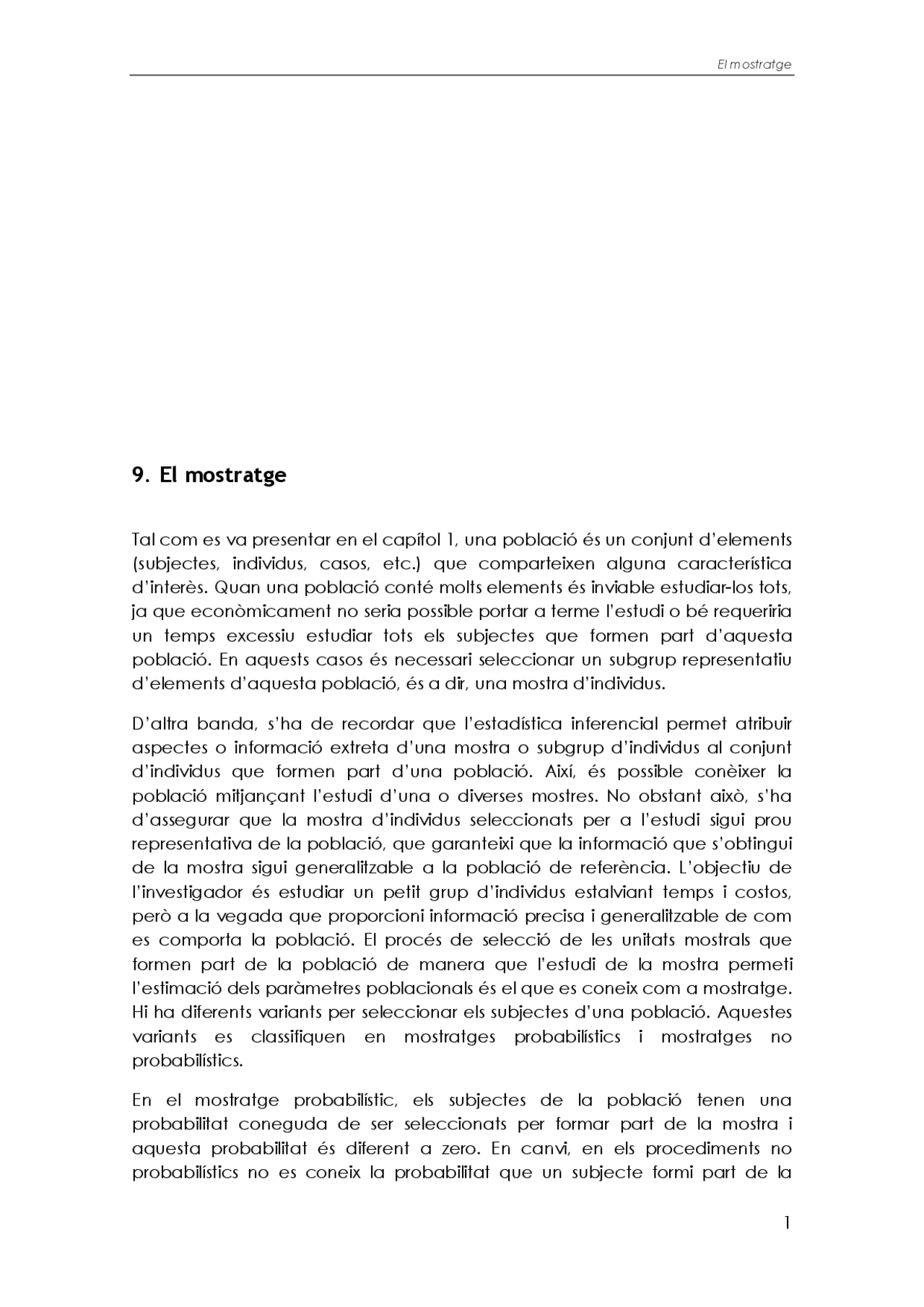 Campionamento Statistico Docsity