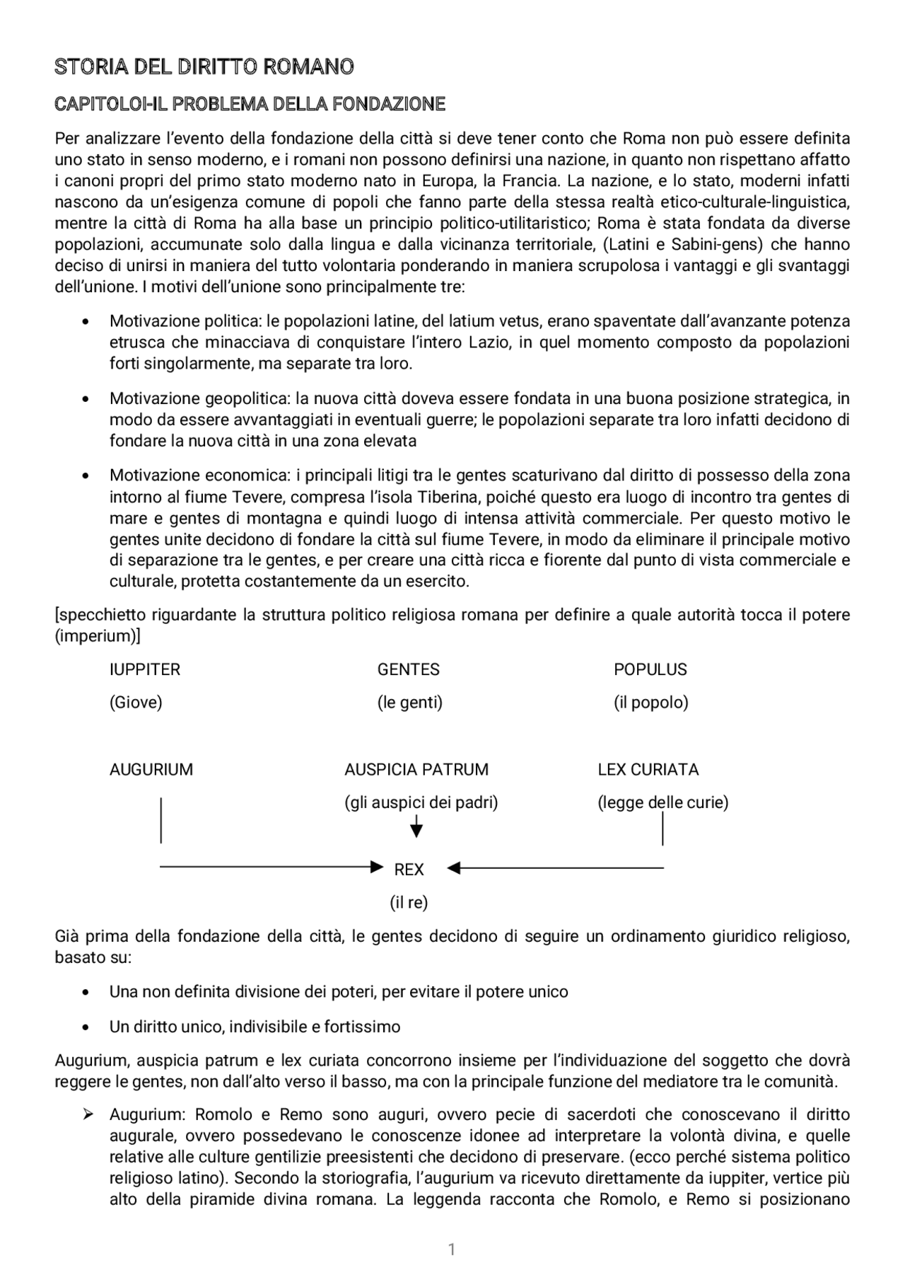 Riassunti diritto Romano - Docsity