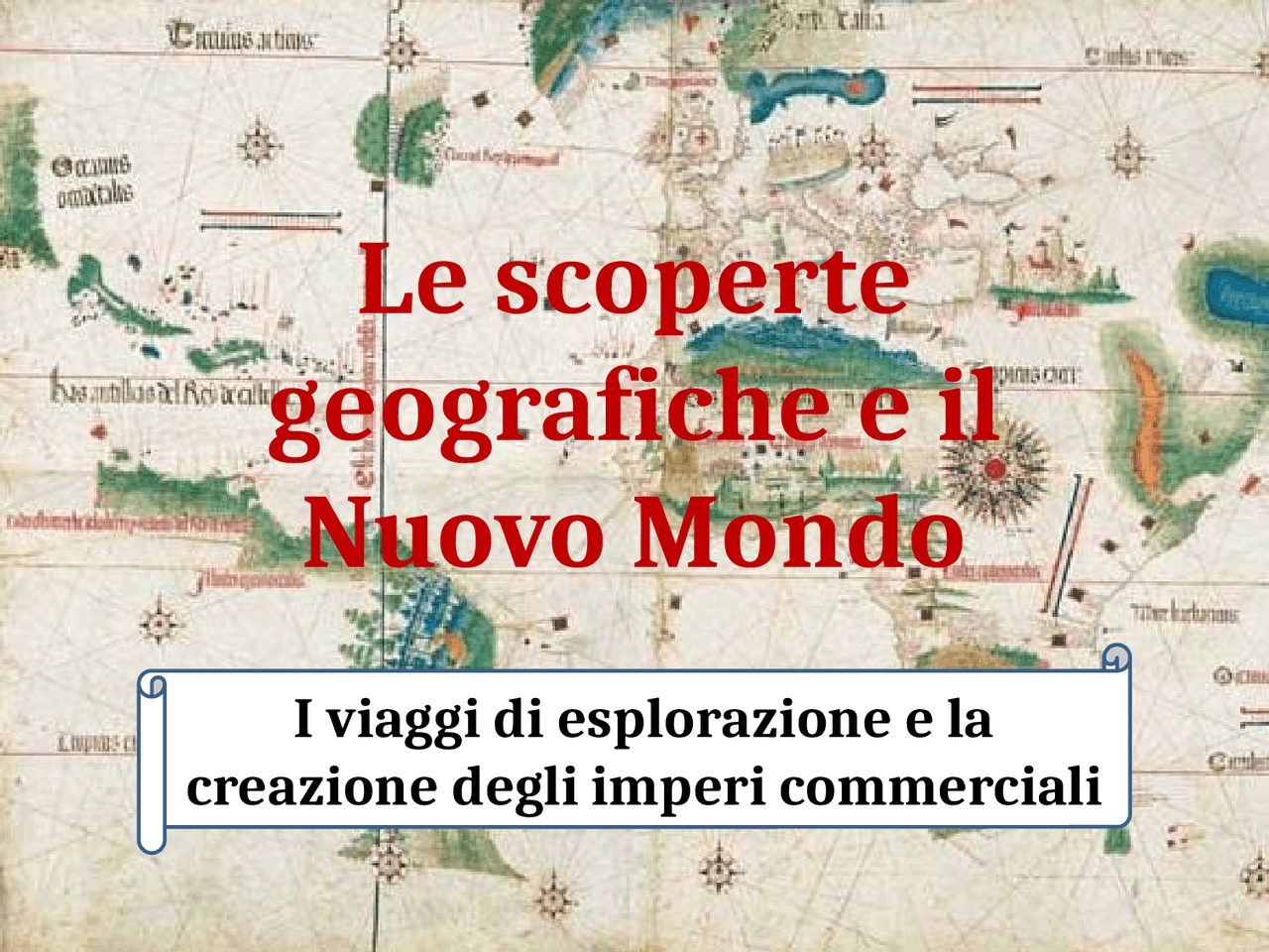 Scoperte geografiche e il Nuovo Mondo(1400/1500) | Appunti di Storia ...