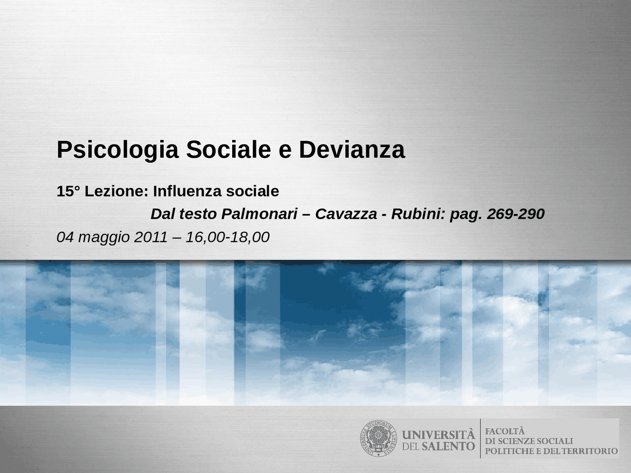 Psicologia Sociale Dal Manuale Cavazza Palmonari Docsity