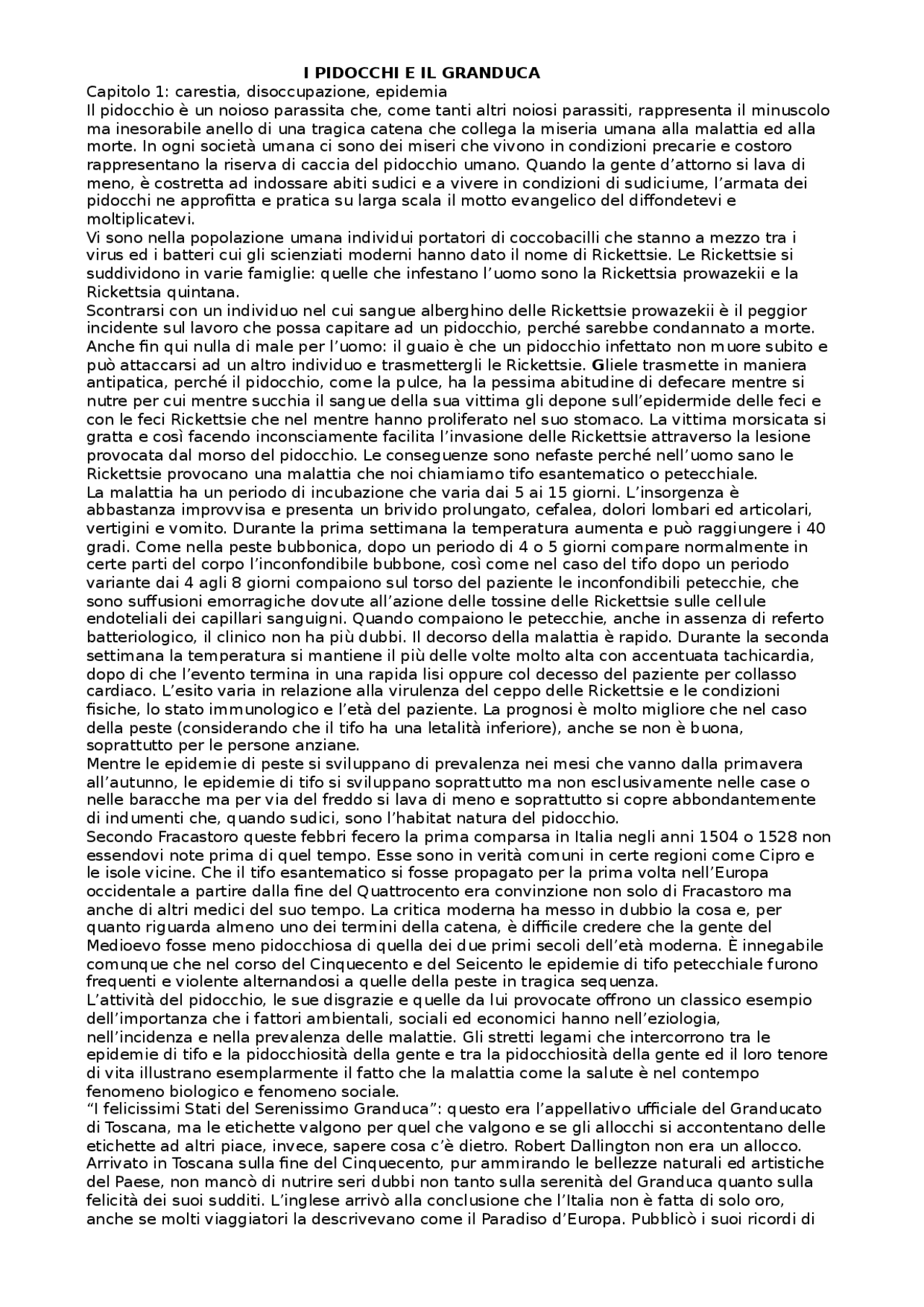Contro Un Nemico Invisibile Carlo M Cipolla Docsity