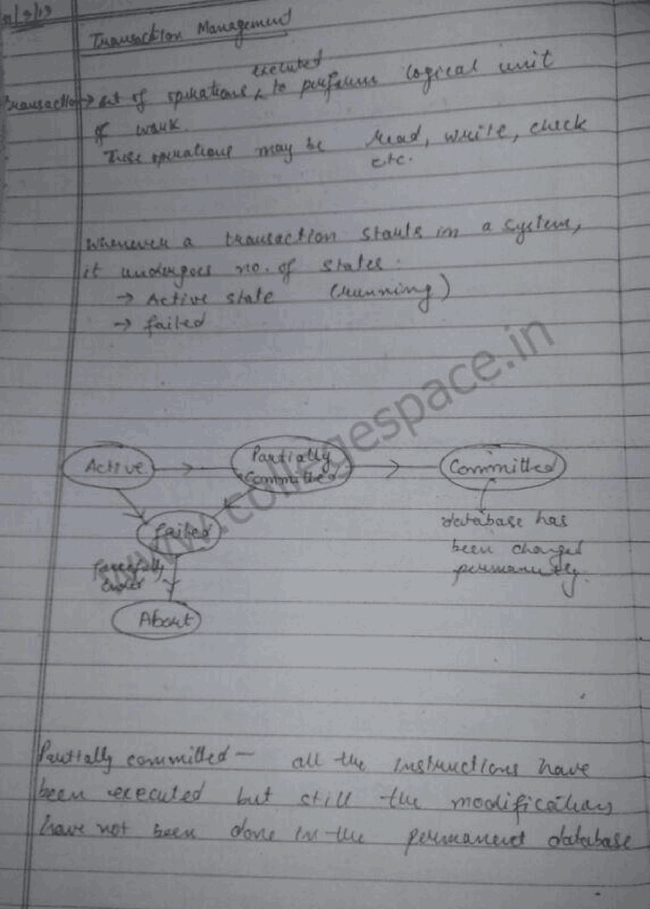 Dbms class notes course study - Docsity