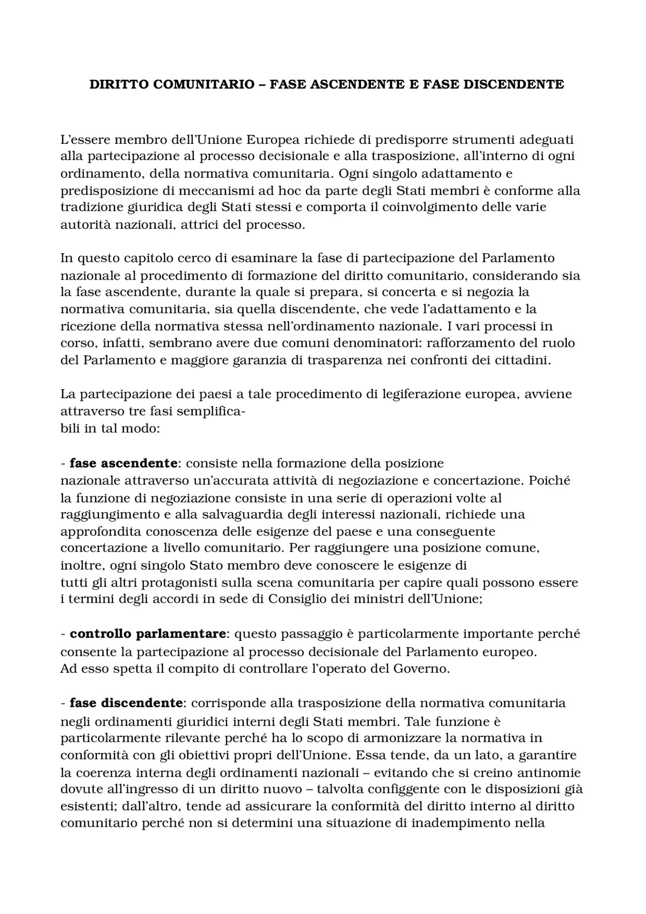 Diritto Pubblico Approfondimento Di Alcune Questioni Docsity