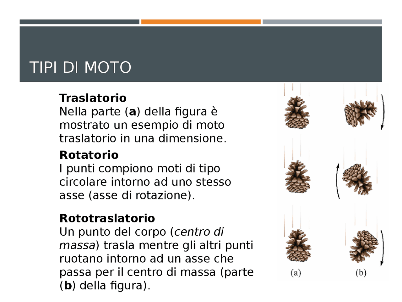 Cinematica Slides Docsity