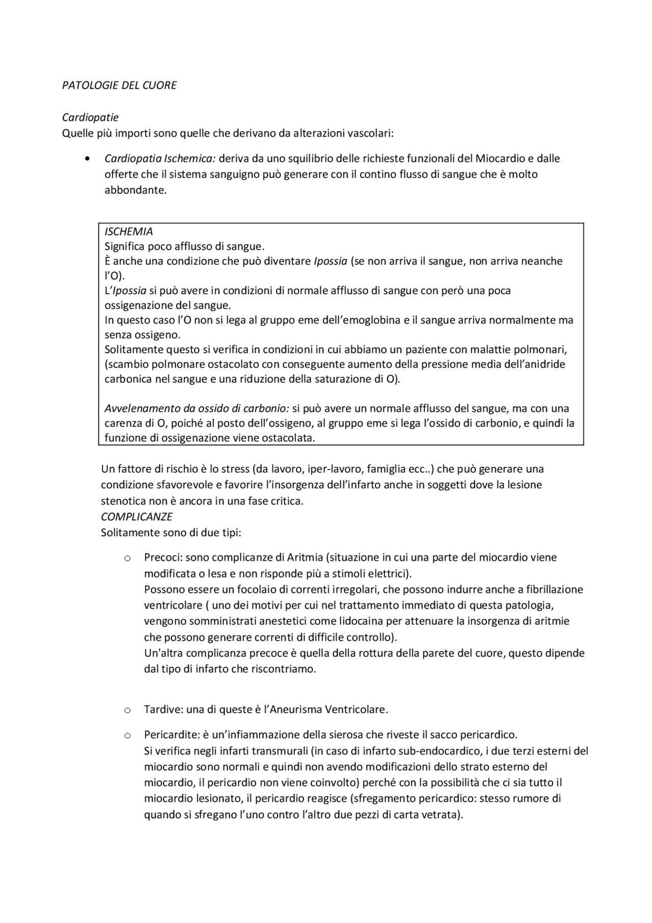 Appunti Di Anatomia Patologica Per Cdl Infermieristica Docsity