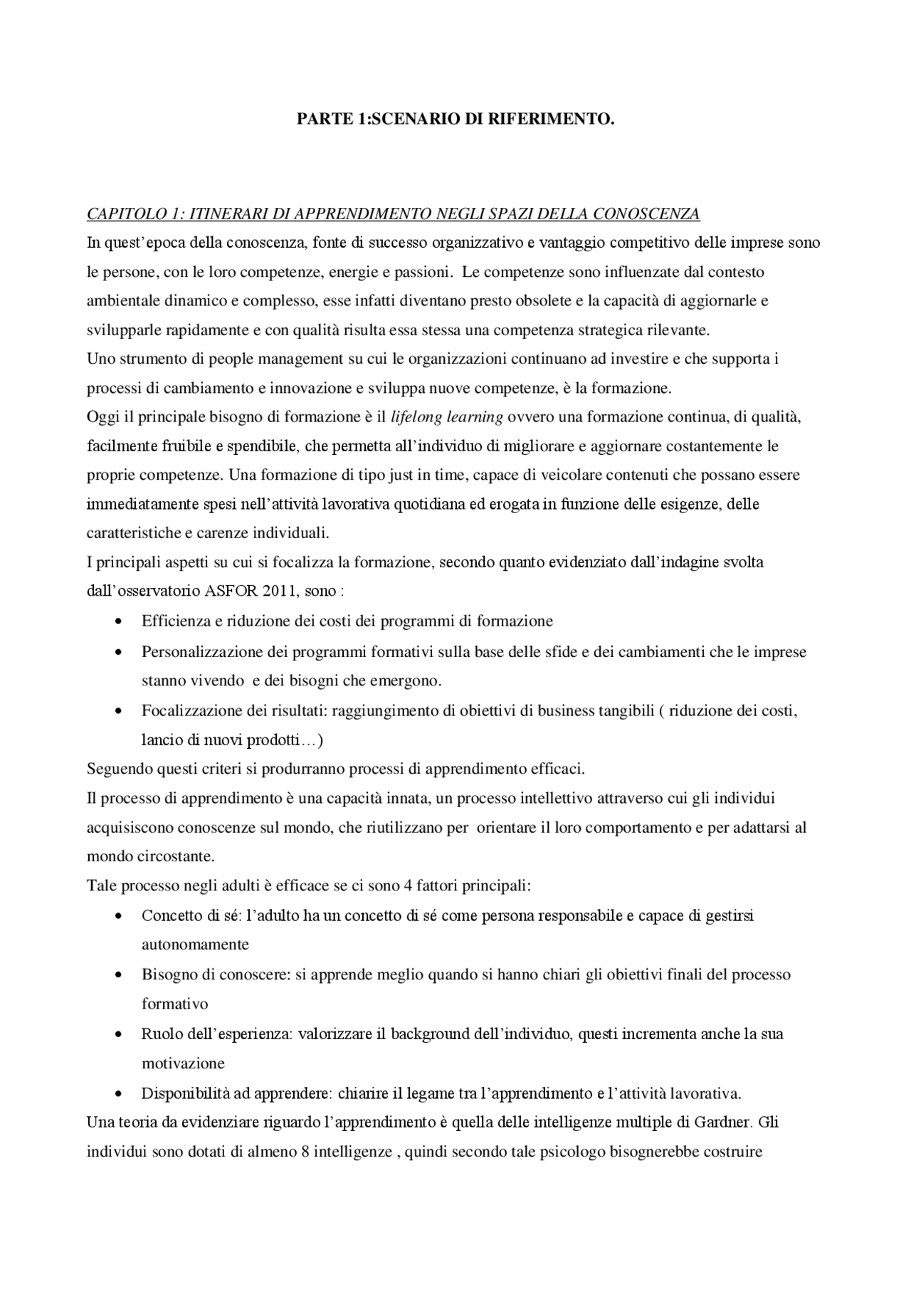 Gestione Delle Attività Formative Docsity