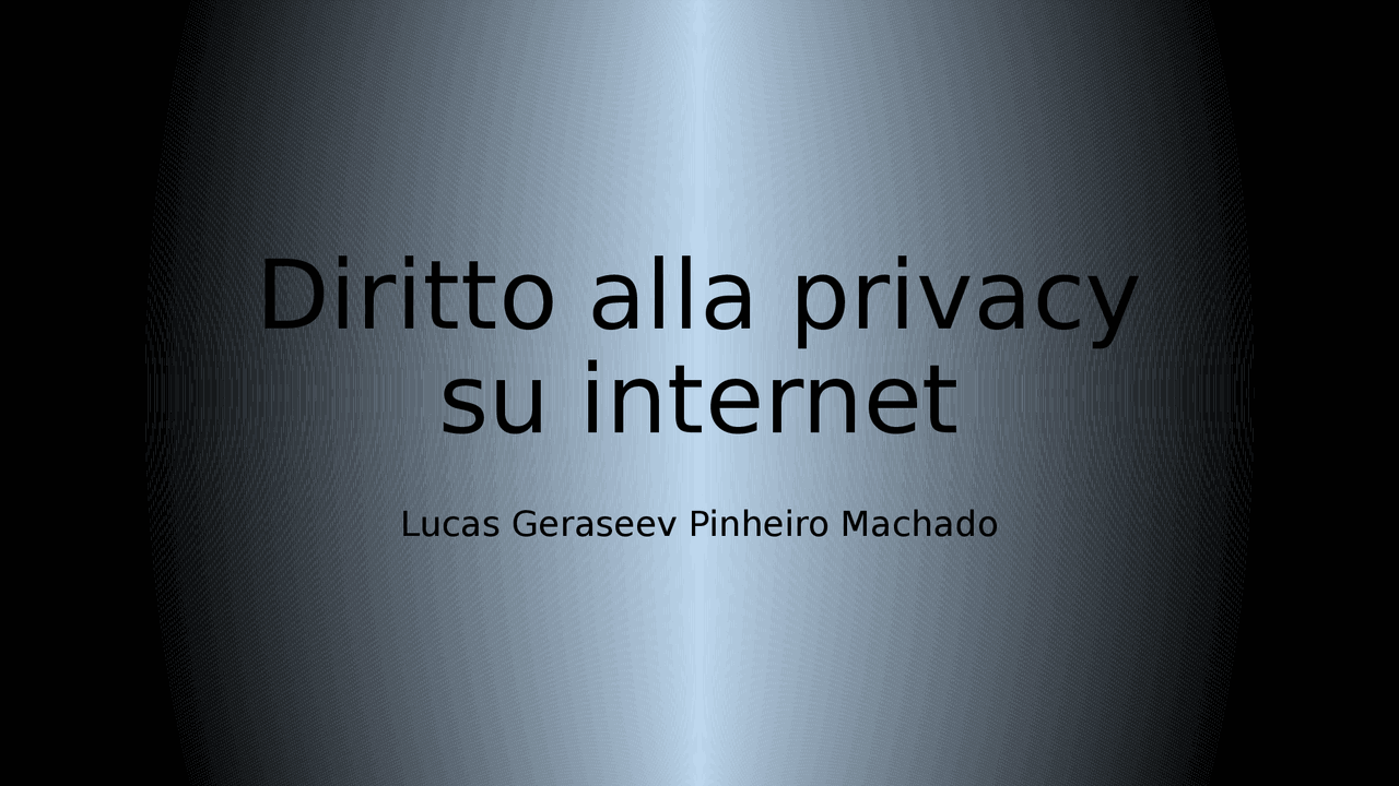 Diritto alla privacy su internet - Docsity