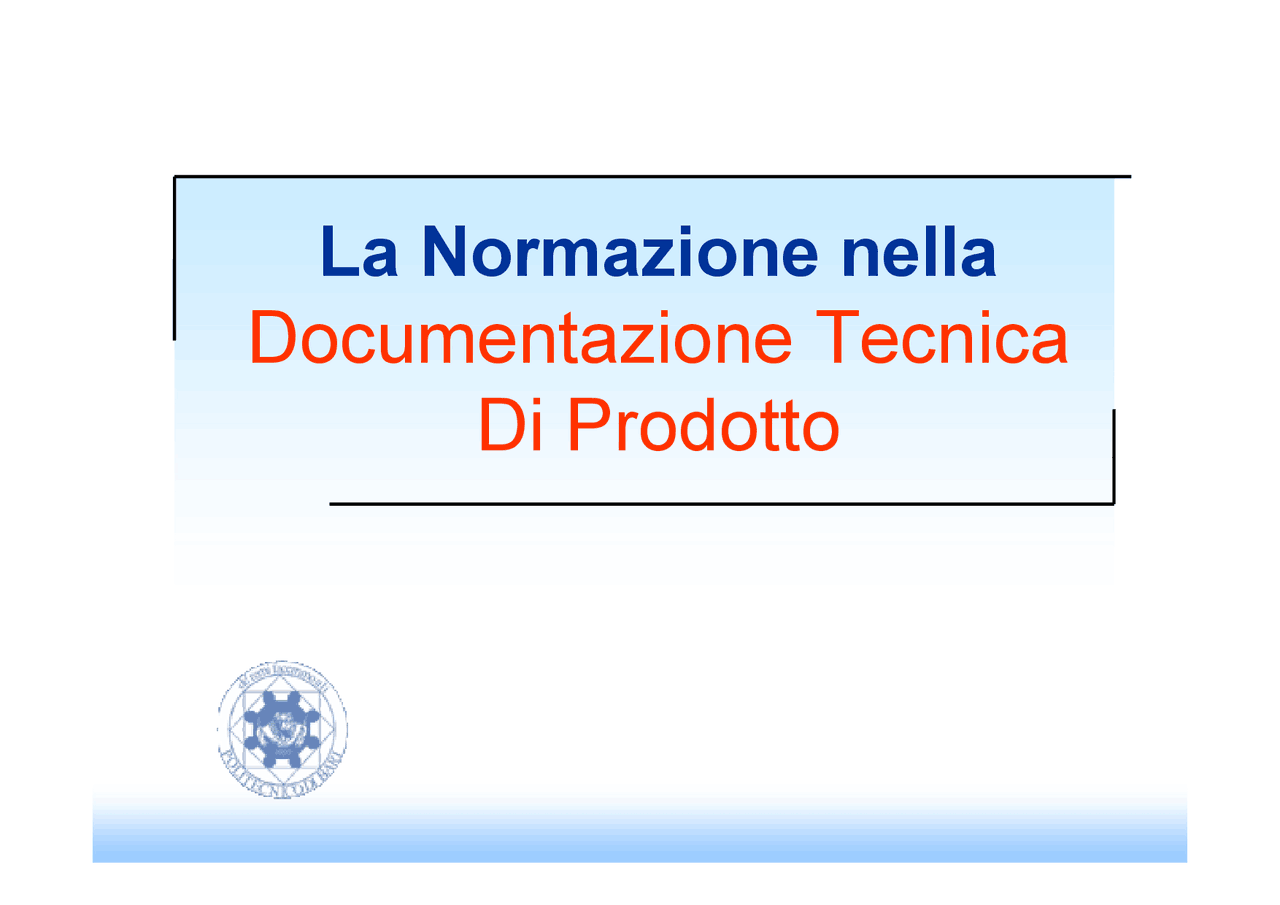 Normativa Esame Prototipazione Virtuale Mrt Docsity