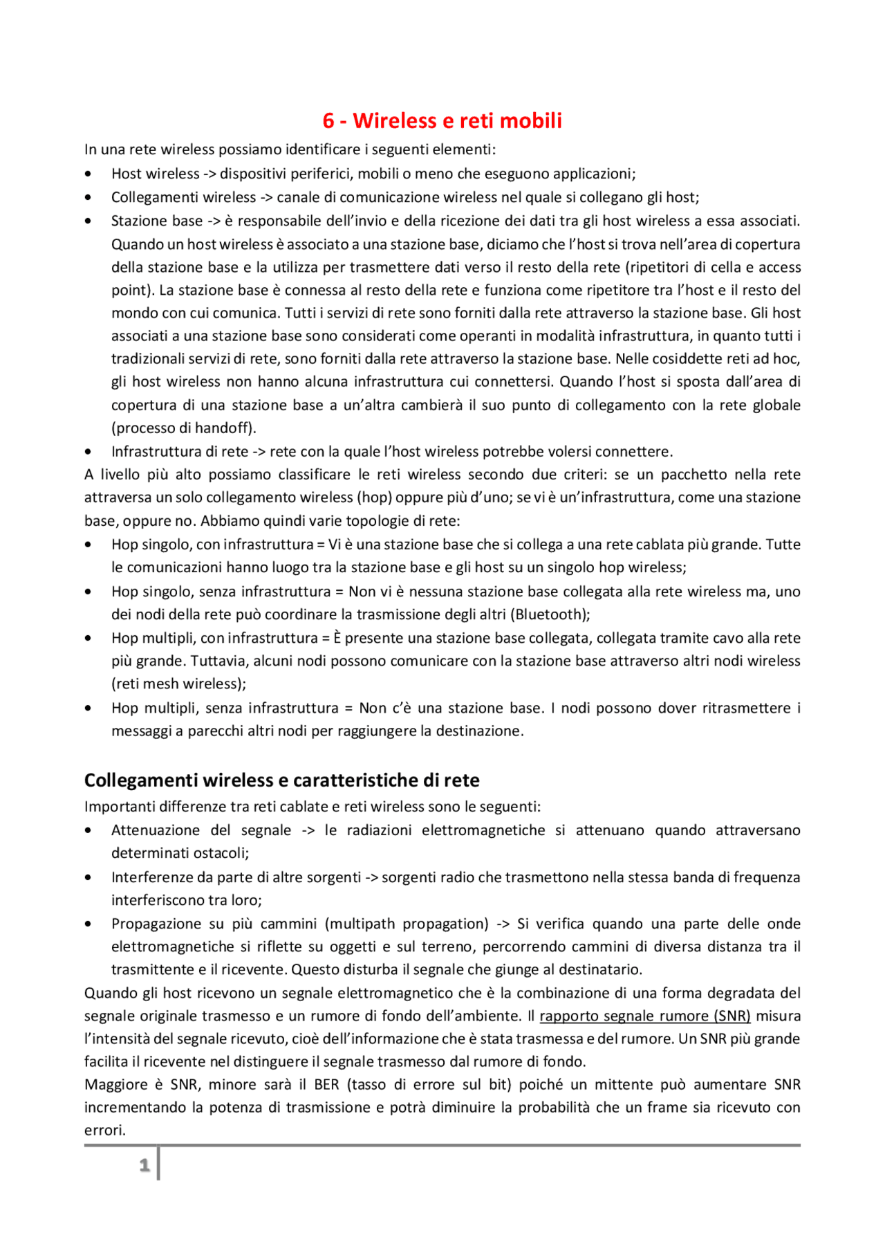 Reti Di Calcolatori E Internet Capitolo 6 Docsity