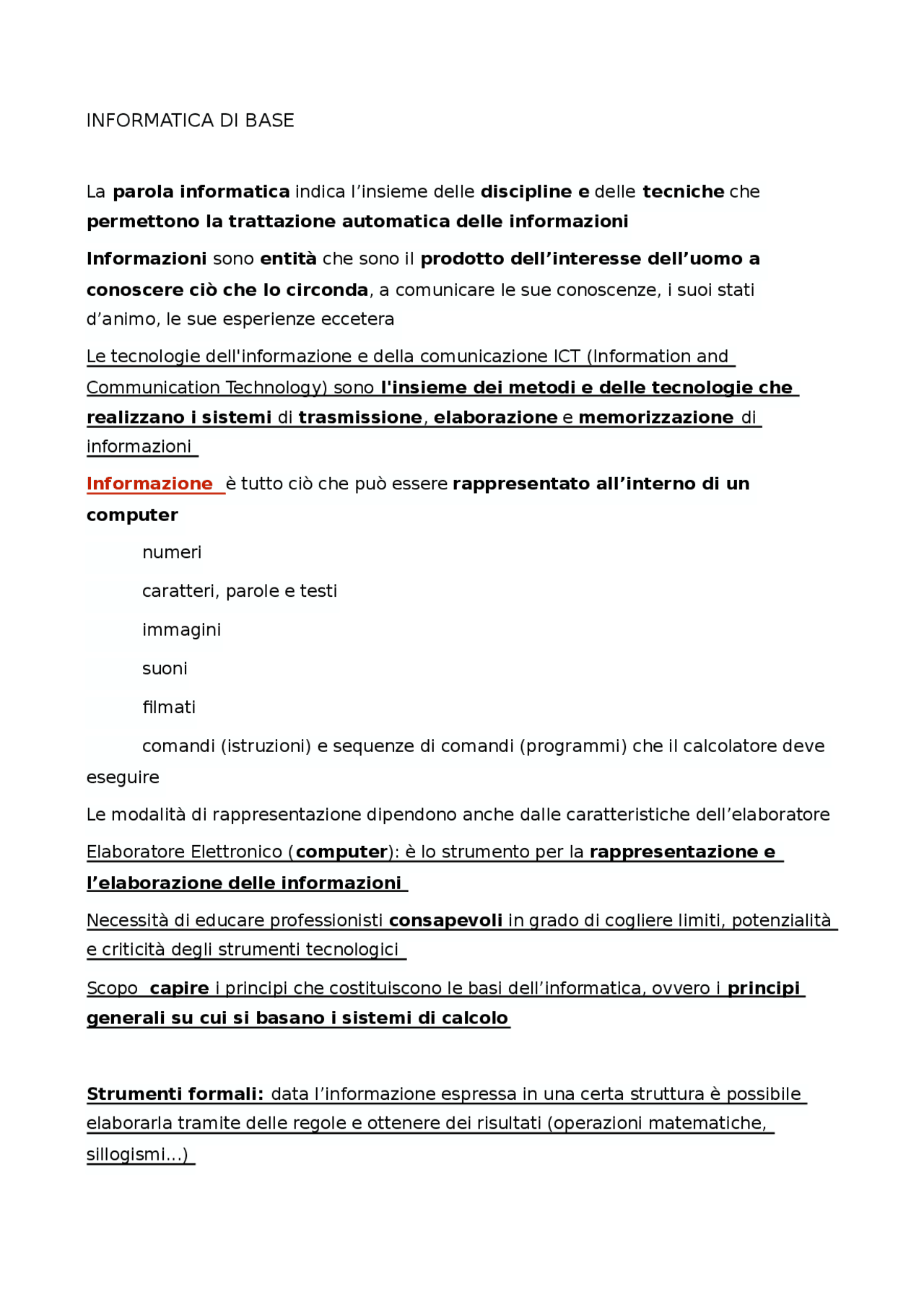 Introduzione all'Informatica: Concetti Fondamentali e Algoritmi ...