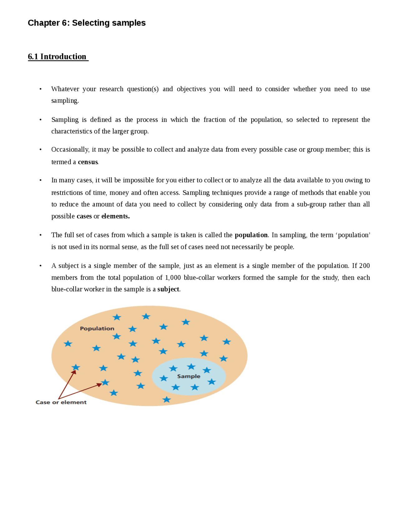 Sampling techniques for data analysis | Exams Finance | Docsity