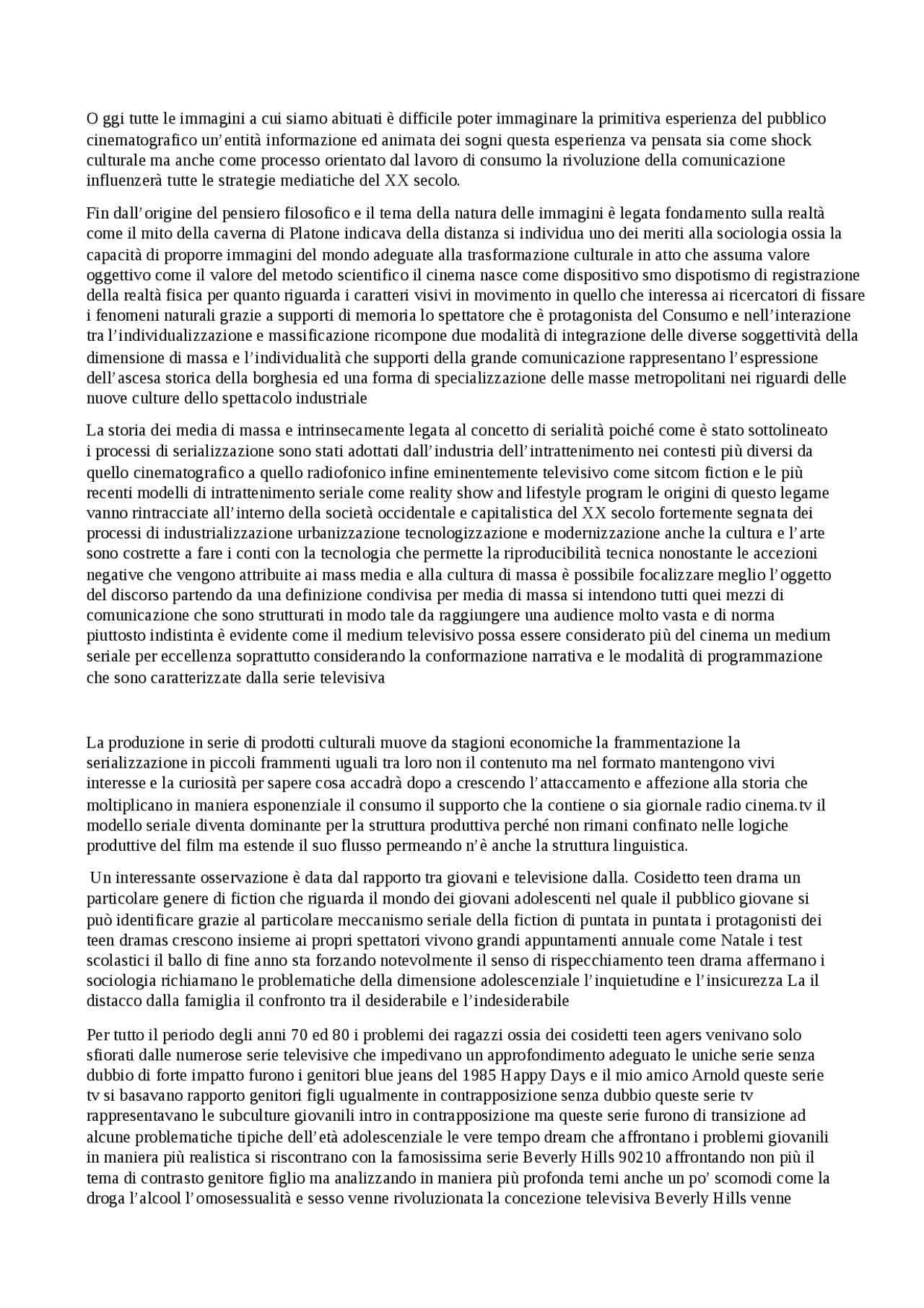 Introduzione Dei Mass Media Docsity
