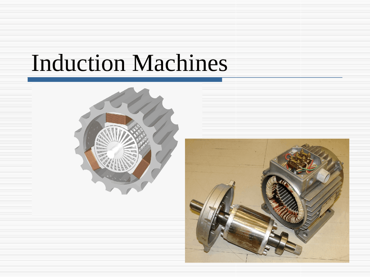 Induction Machine - Polyphase ac Machines - Docsity