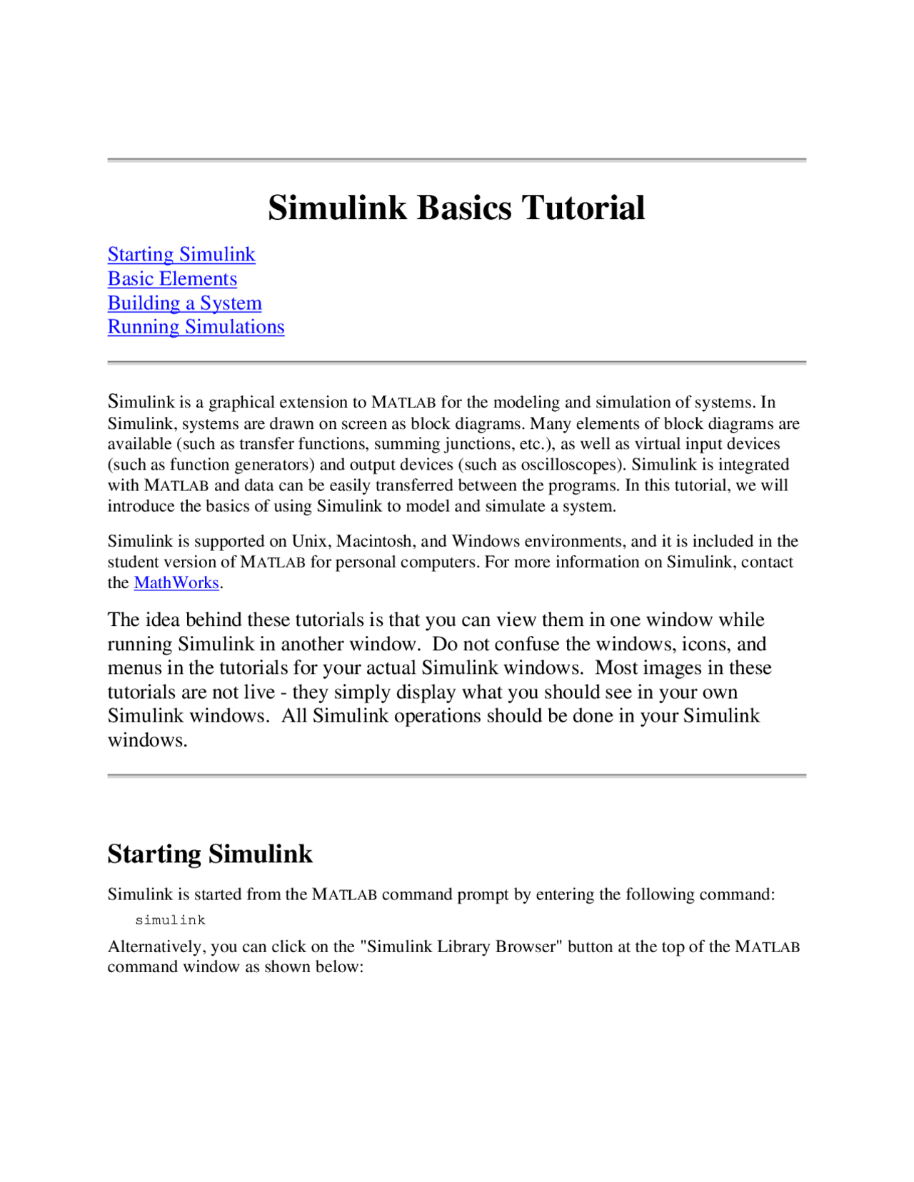 Simulink For Beginners Docsity