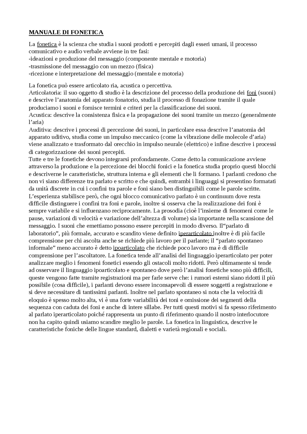 Riassunti Linguistica Docsity