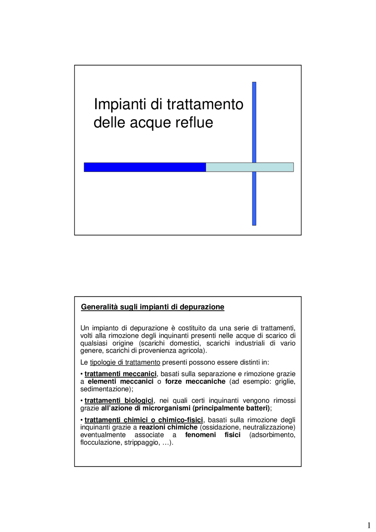 Ingegnaria Sanitaria Ambientale Dispense Di Ingegneria Civile Docsity