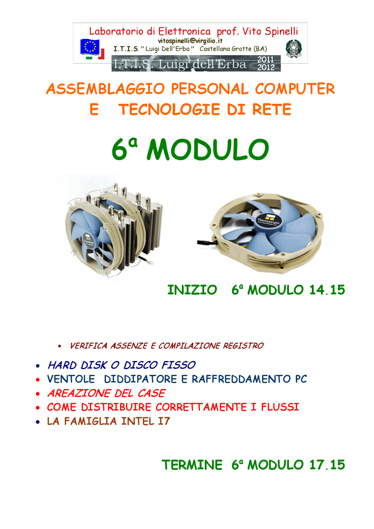 6 Modulo di Assemblaggio PC: HARD DISK - Docsity