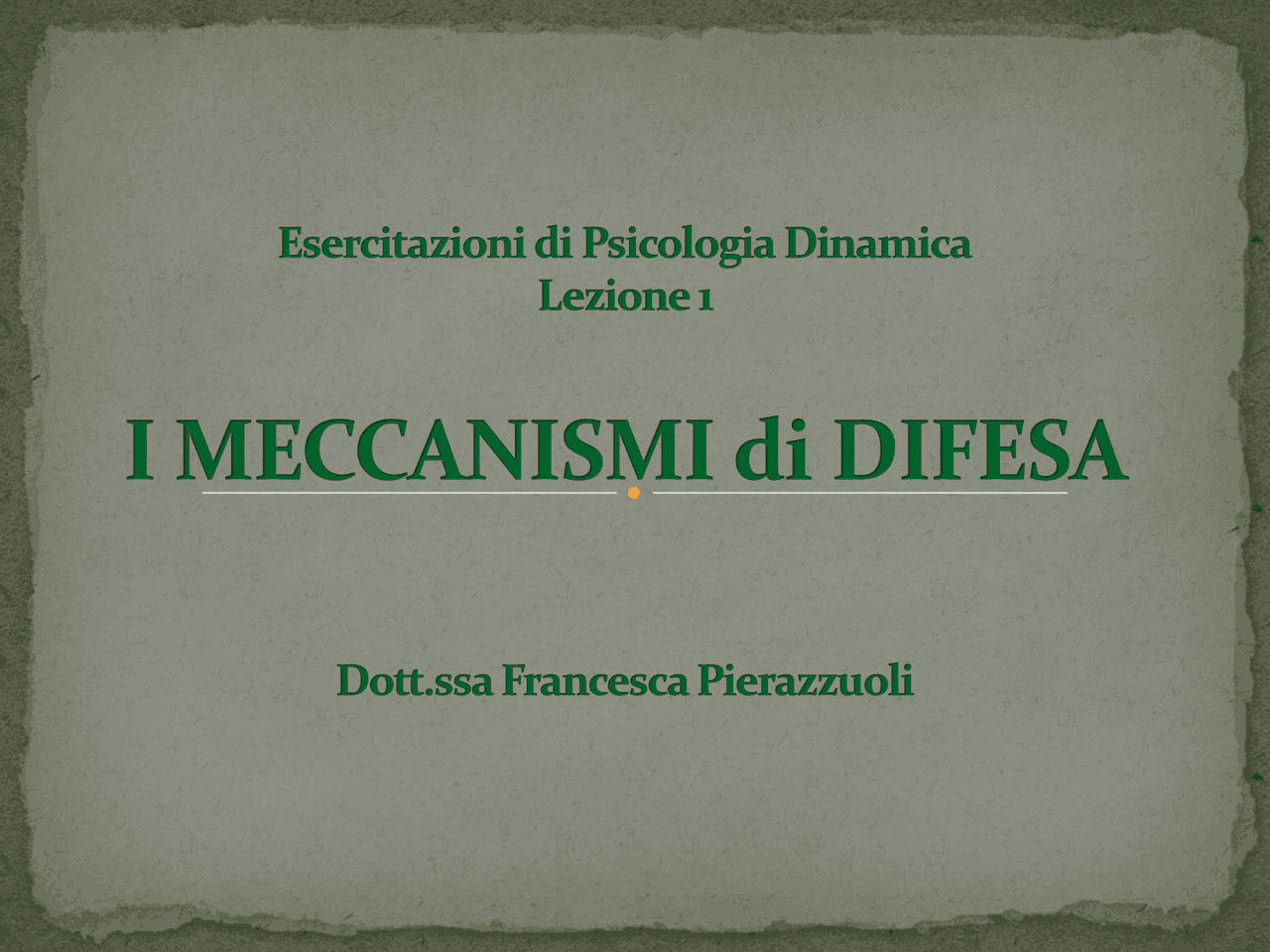I Meccanismi Di Difesa Psicologici Docsity