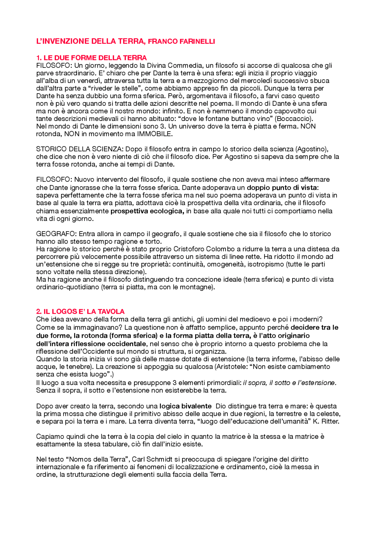 Geografia Della Comunicazione Docsity