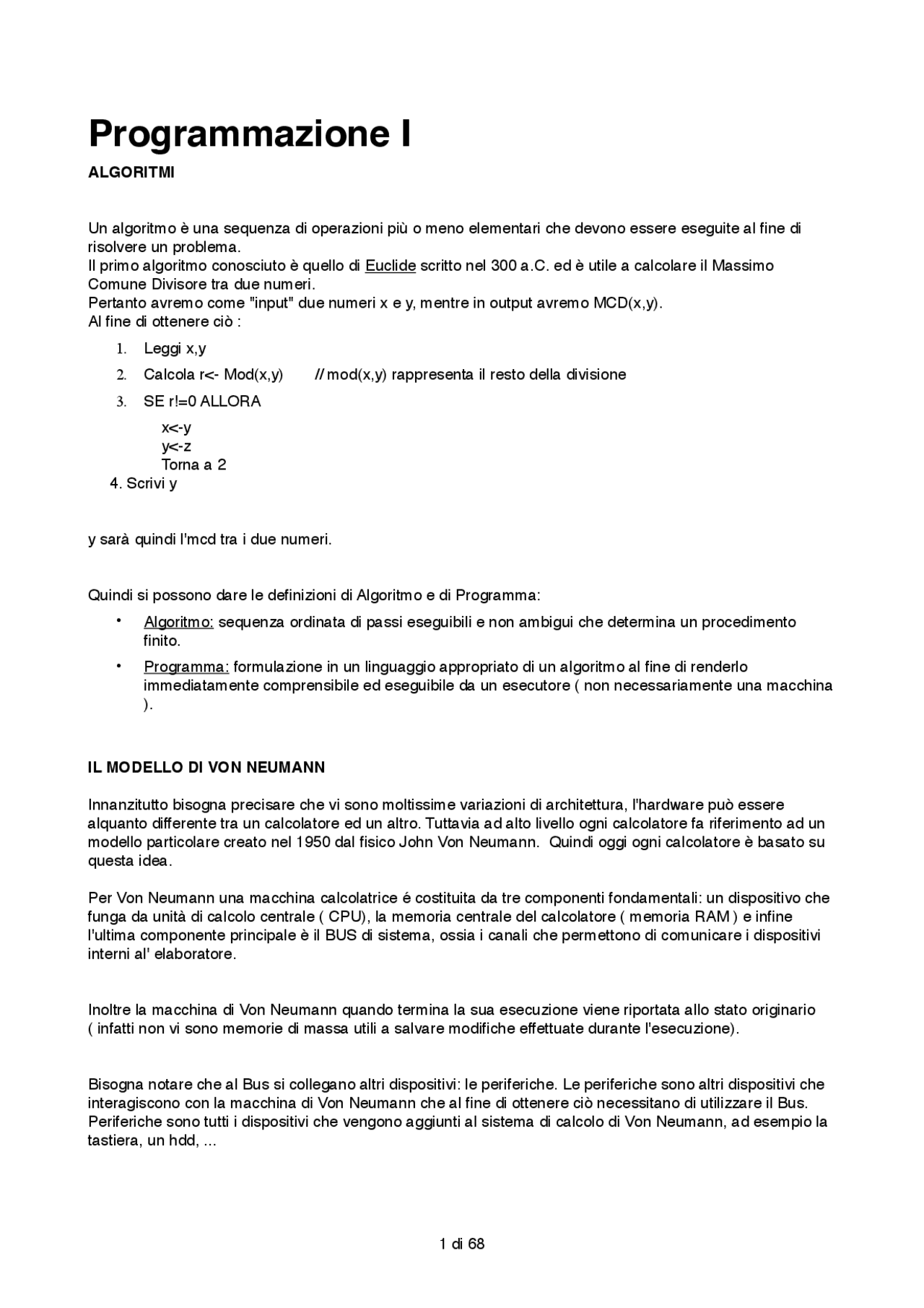 Programmazione Basi Di Programmazione Java Docsity