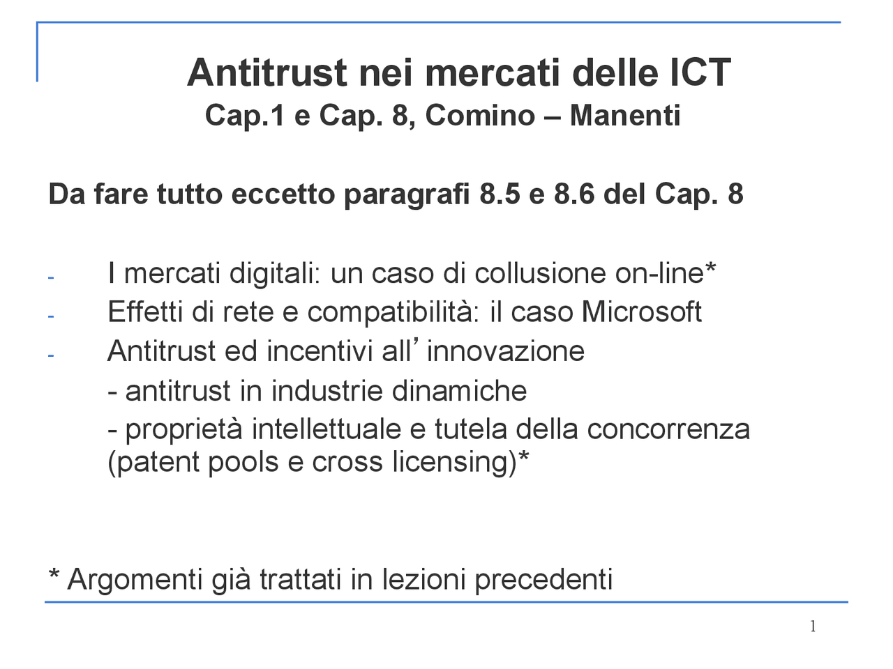 Antitrust Information And Comunication Technology Docsity