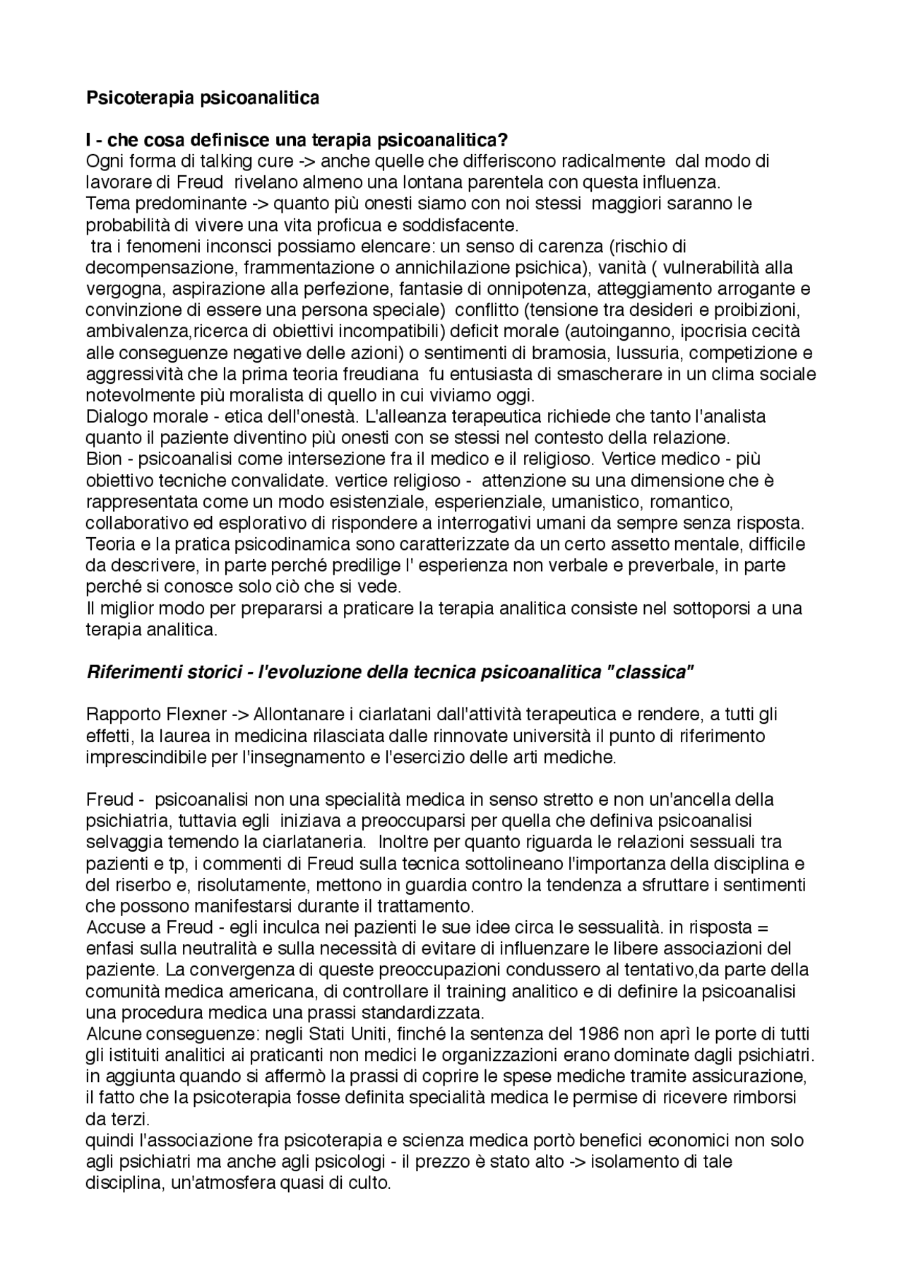 Nancy Mcwilliams Psicoterapia Psicoanalitica Docsity
