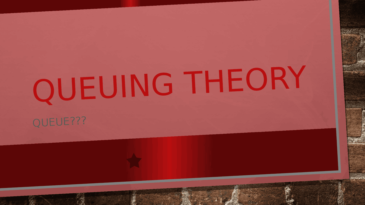Queuing Theory In Operation Research Subject Docsity