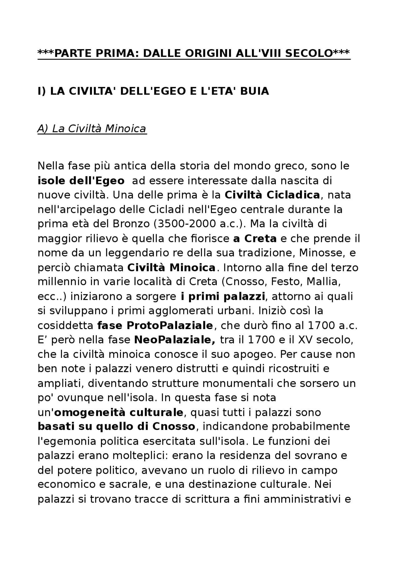 Riassunti Storia Greca Luigi Gallo E Mauro Corsaro Docsity