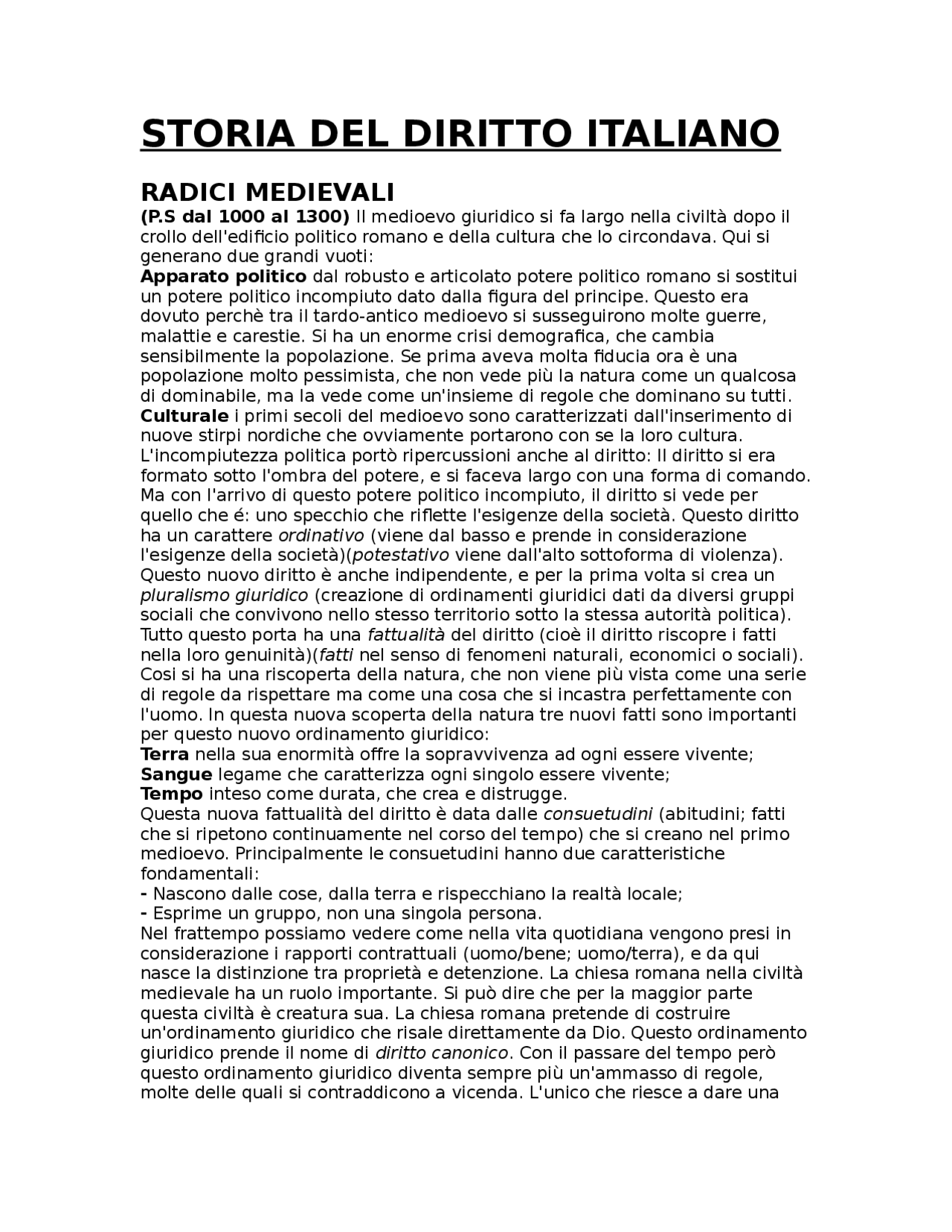 Leuropa Del Diritto Di Paolo Grossi Docsity