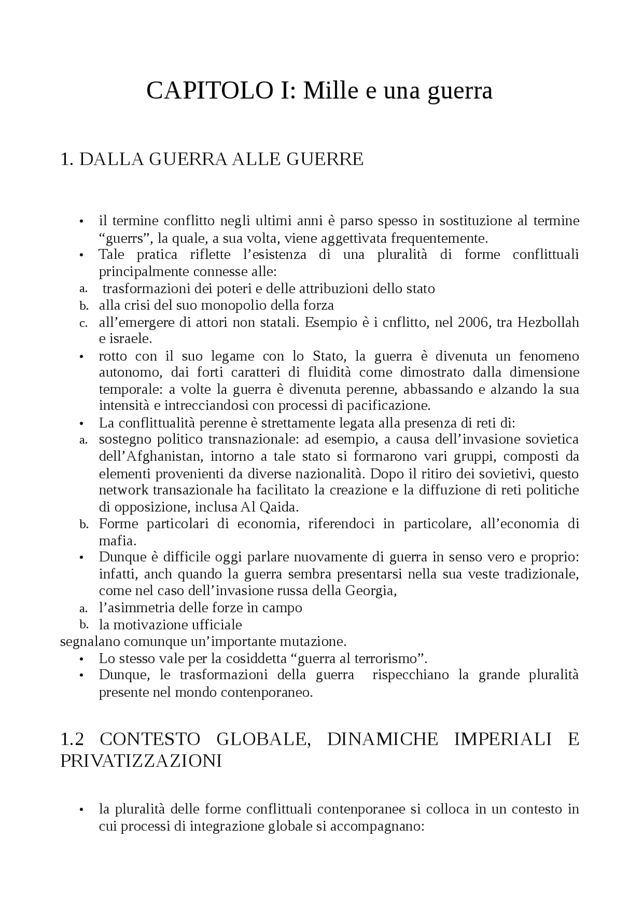 La Pace In Rivolta Teoria Dei Conflitti E Processi Di Pace Docsity