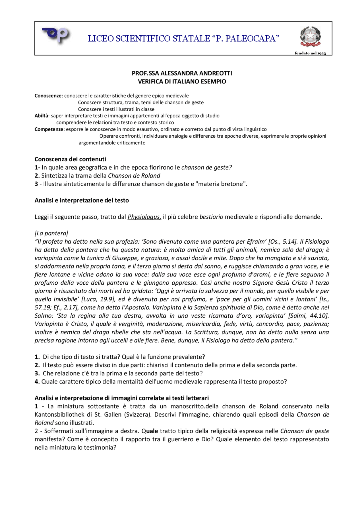 Analizzare E Confrontare Testi Docsity
