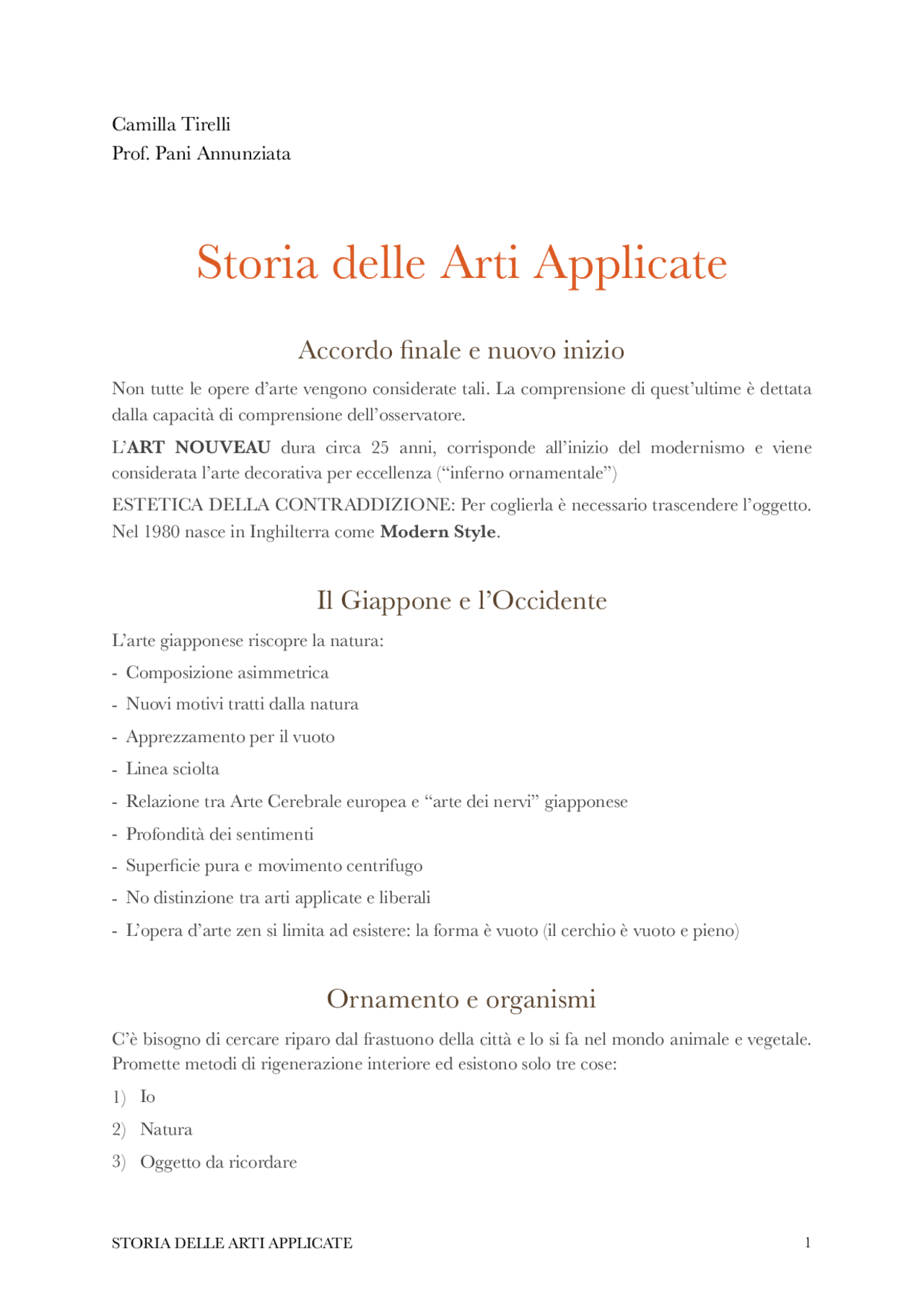 Riassunti Del Libro Art Nouveau Appunti Lezioni Docsity