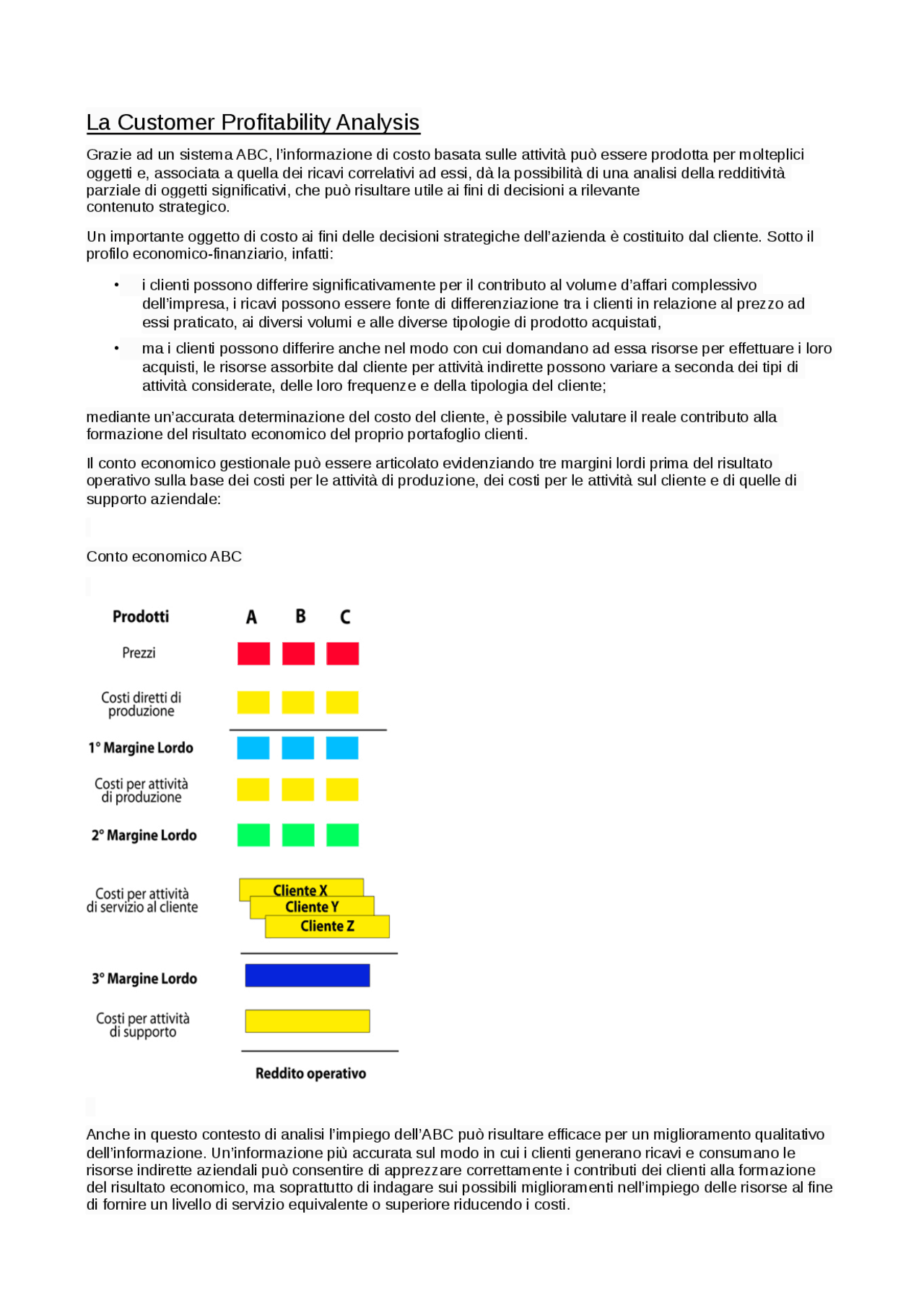 Customer Profitability Analysis - Yield Management - Balanced Scorecard ...