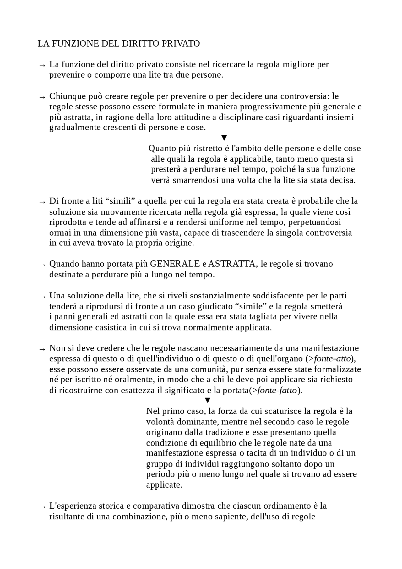 Primo capitolo diritto privato | Schemi e mappe concettuali di Diritto ...
