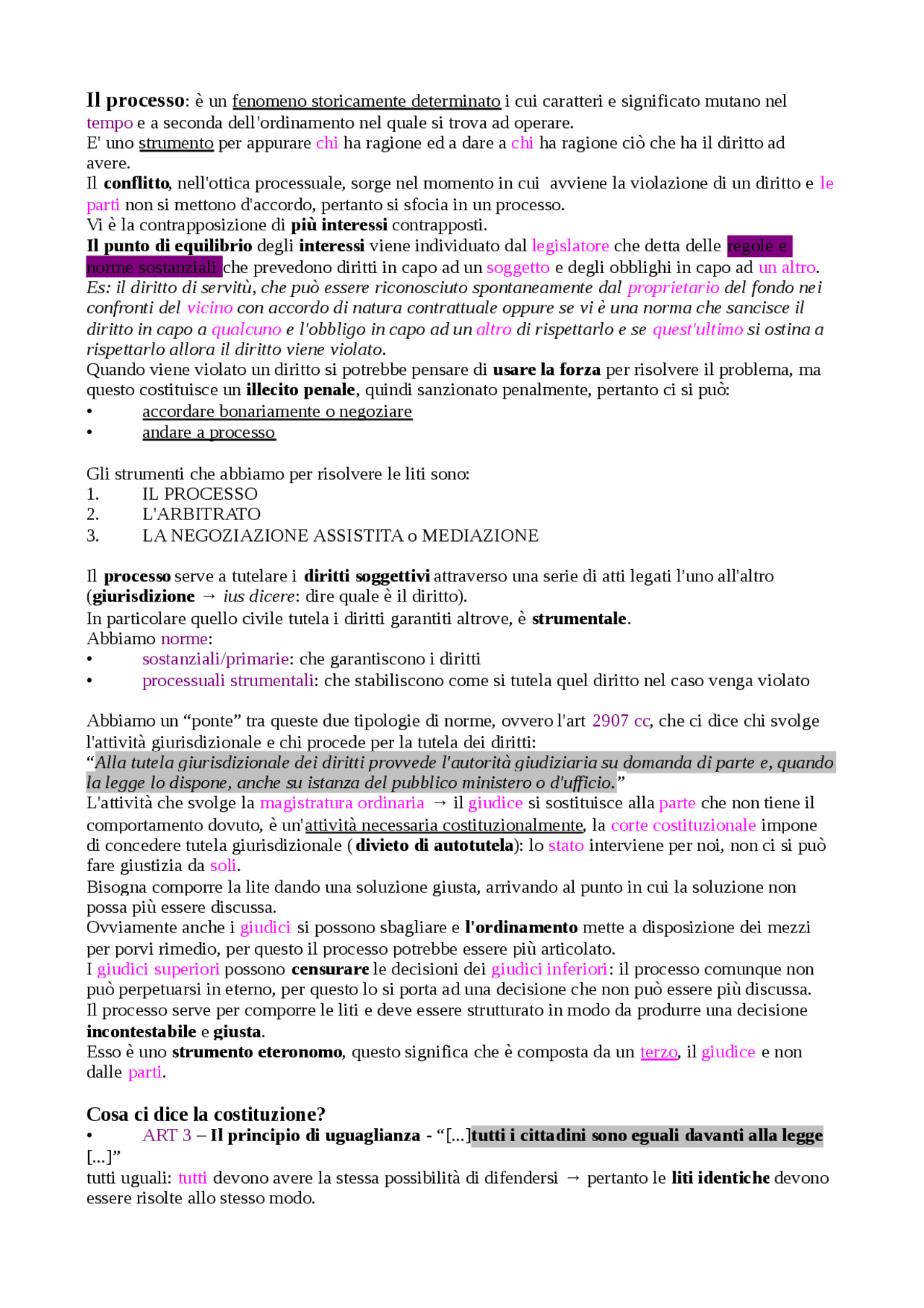 Tecniche Di Risoluzione Dei Conflitti Appunti Lezioni Docsity