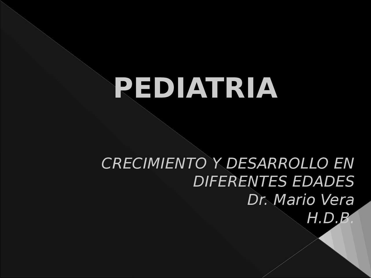 Crecimiento Y Desarrollo Diapositivas De Pediatría Docsity