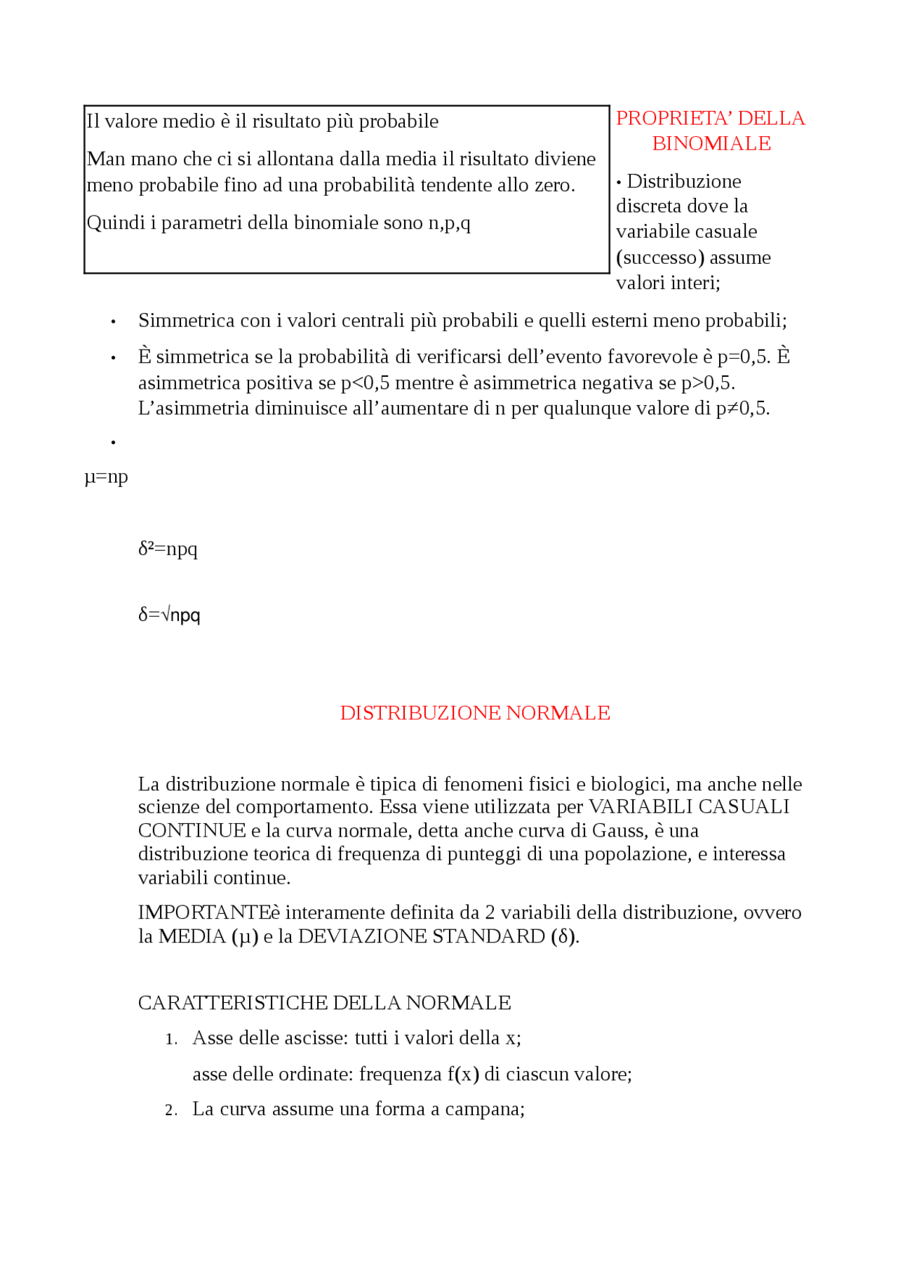 Appunti Di Psicometria Ii Docsity