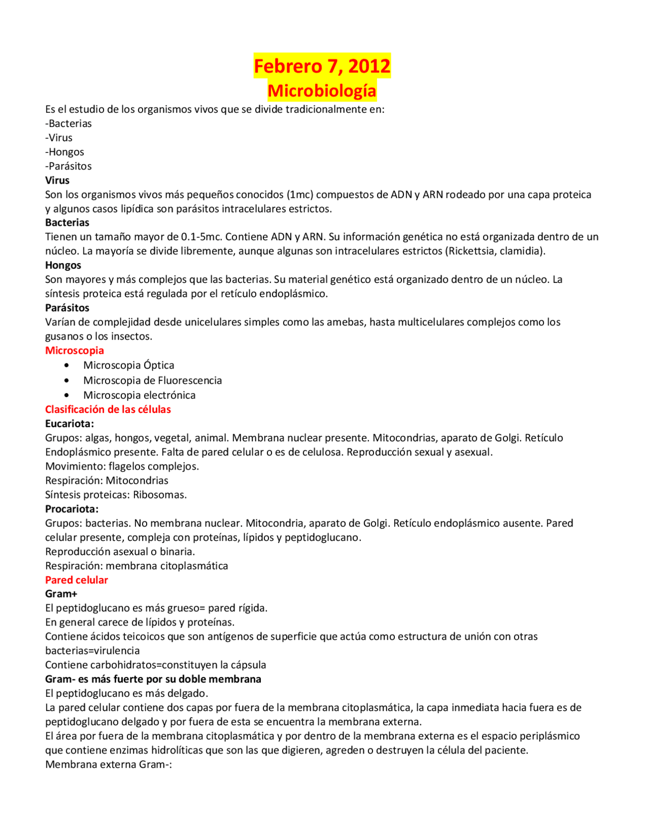 Apuntes Microbiologia Clinica Docsity