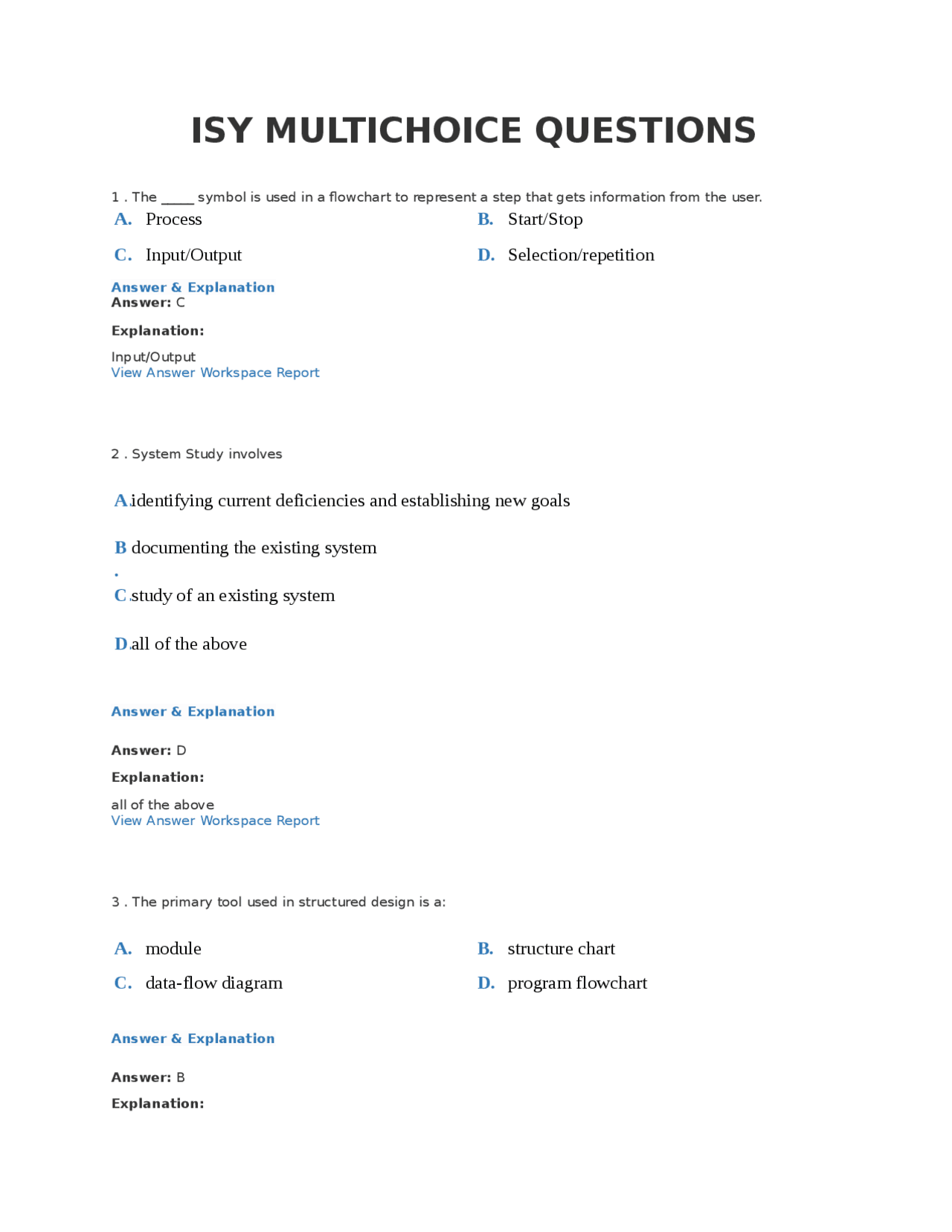 System Analysis And Desing Docsity