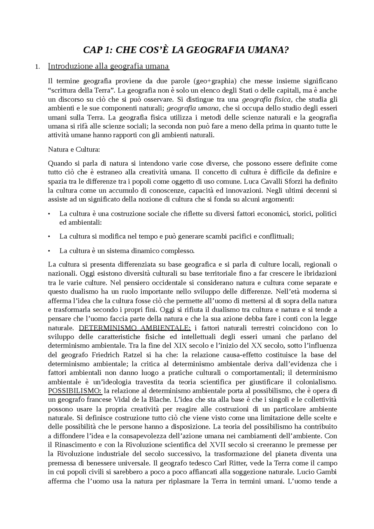 Geografia Umana Un Approccio Visuale 2016 Docsity