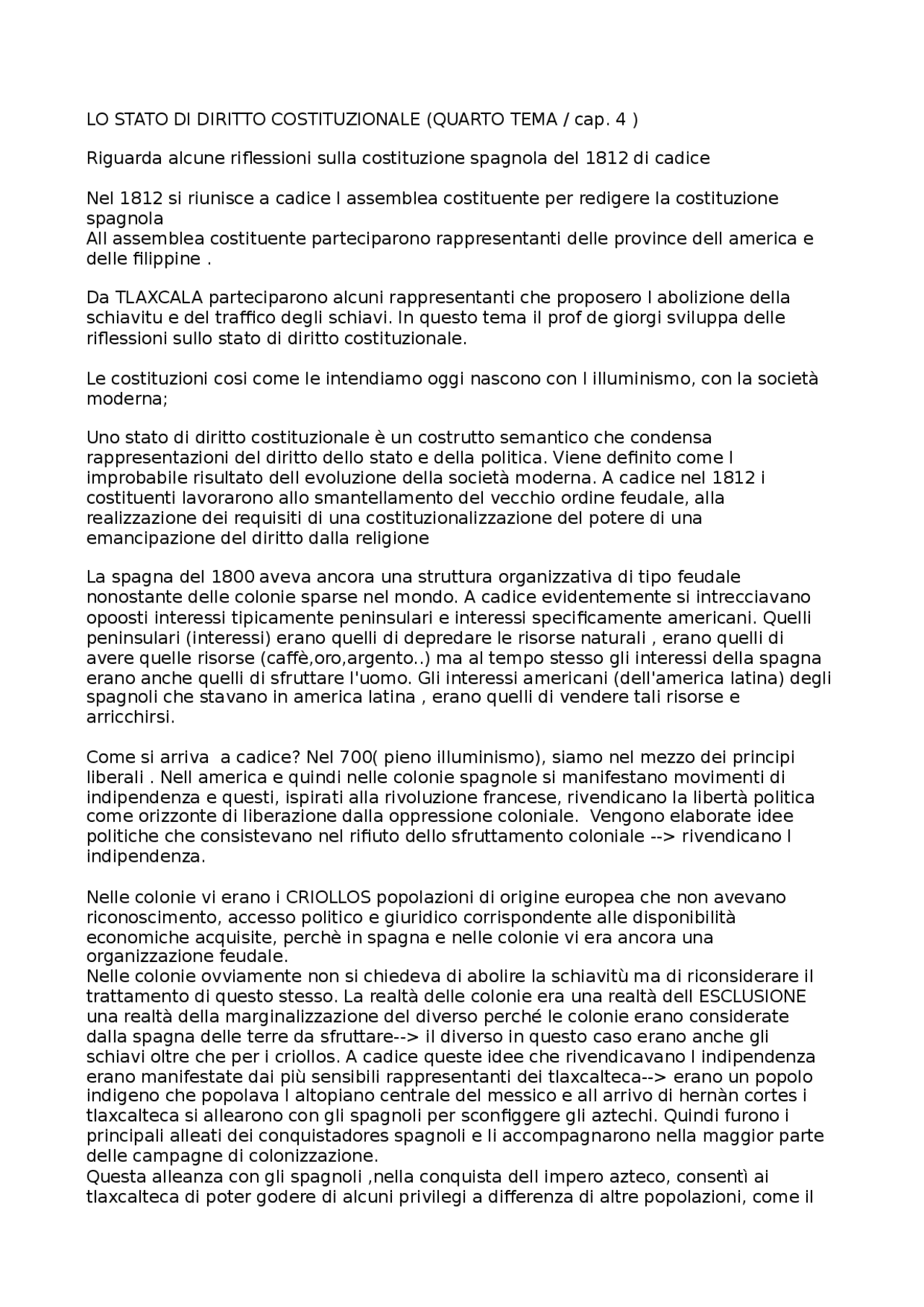 LO STATO DI DIRITTO COSTITUZIONALE | Appunti di Filosofia del Diritto ...