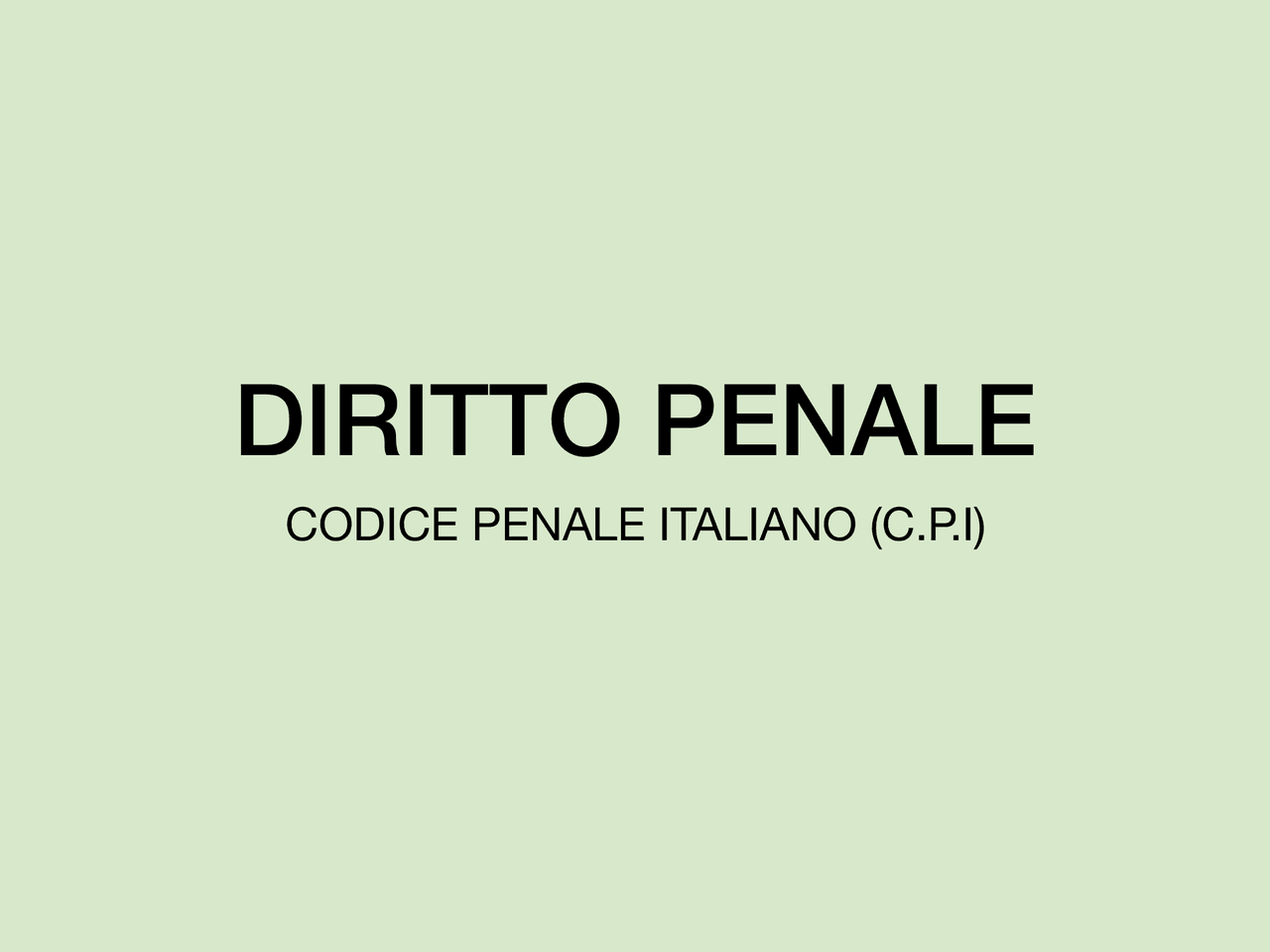 Diritto penale codice penale rocco - Docsity
