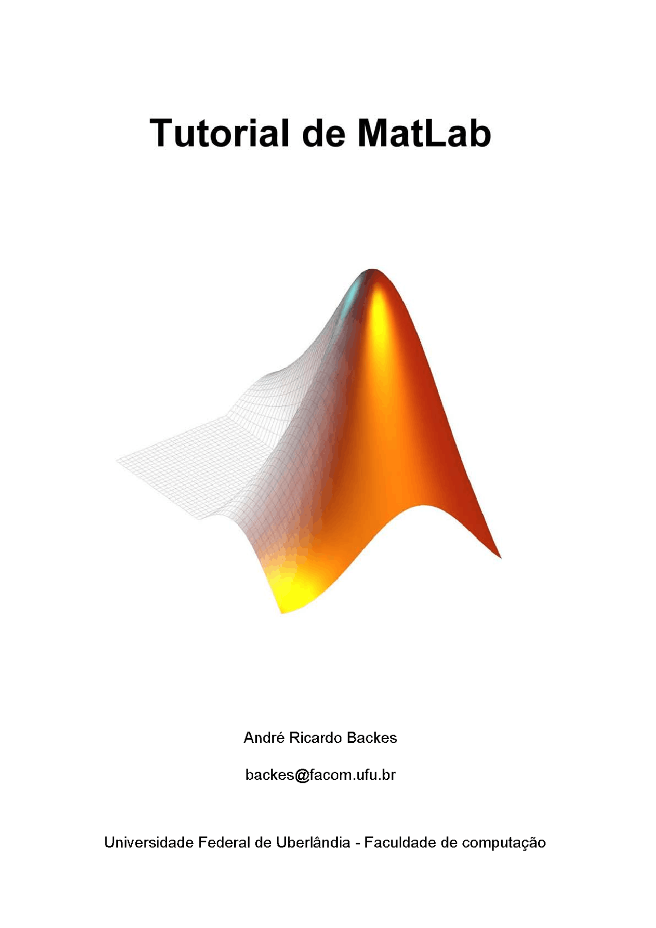 Tutorial De Matlab Aulas Teóricas E Exercícios Exemplares Docsity