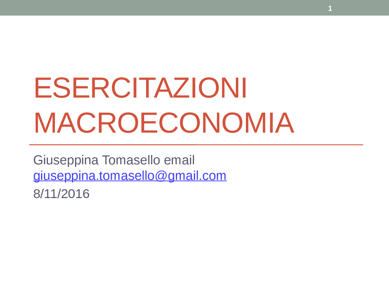 Esercitazioni Macroeconomia Modello Is Lm Prof Tomasello Docsity